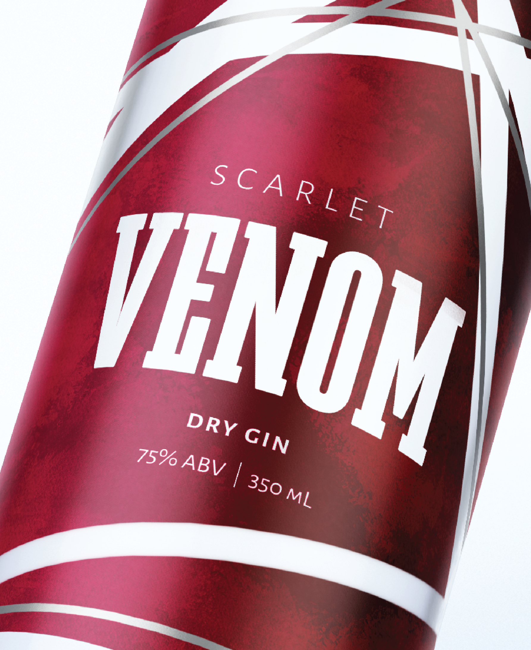 Scarlet Venom - Dry Gin | Domestika