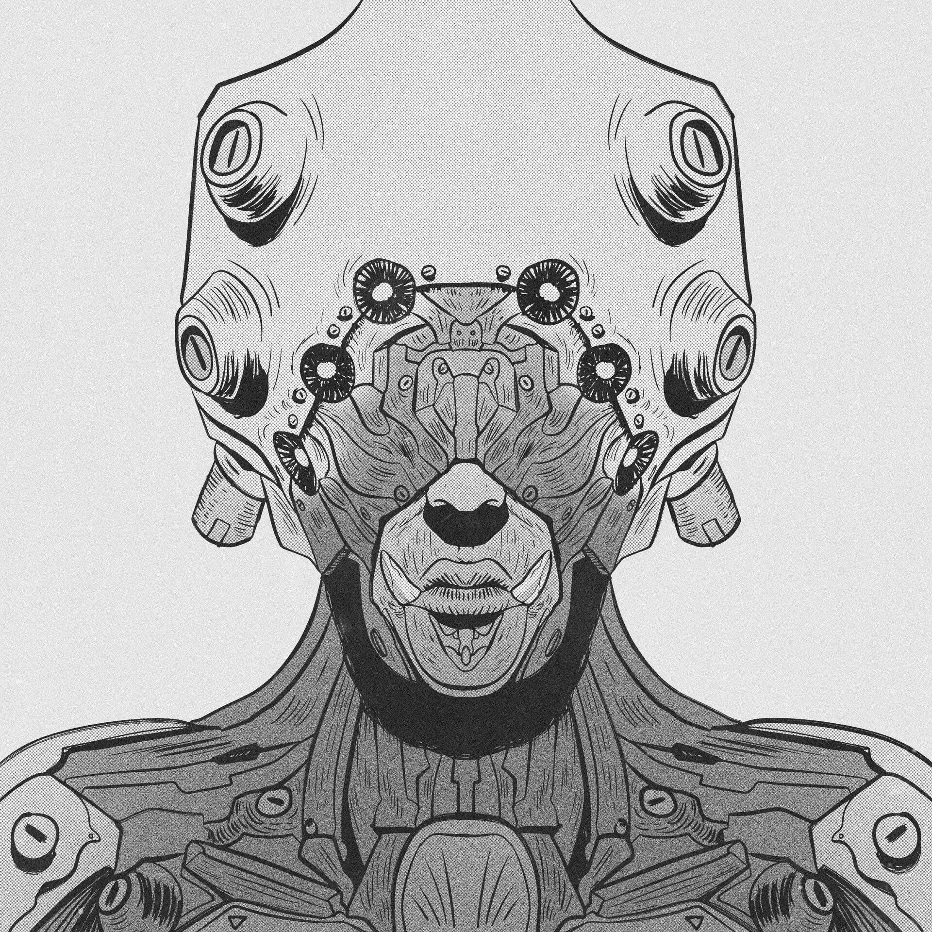 Sketchbook: Symmetrical Portraits - 02 | Domestika