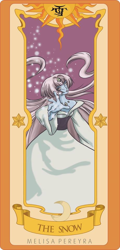 Reinterpretación de Carta Clow: The Snow | Domestika