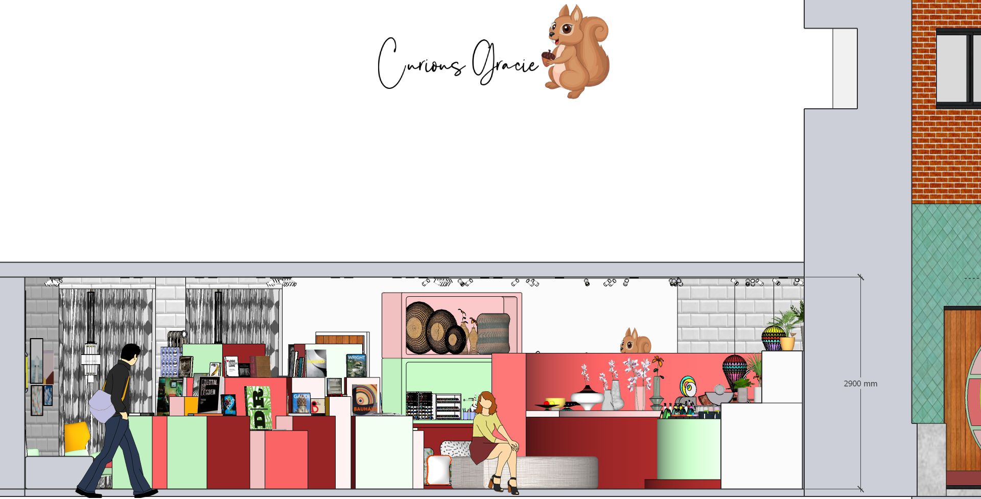 SketchUp - Gift Shop | Domestika