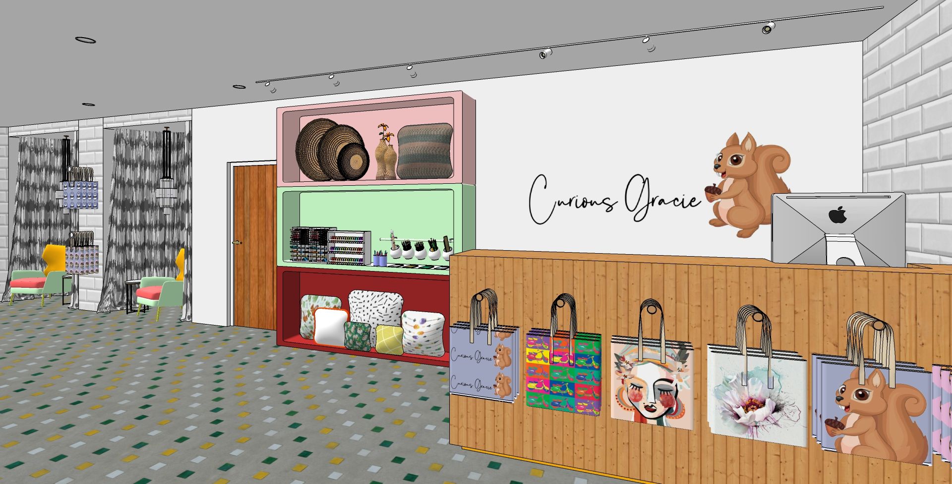 SketchUp - Gift Shop | Domestika