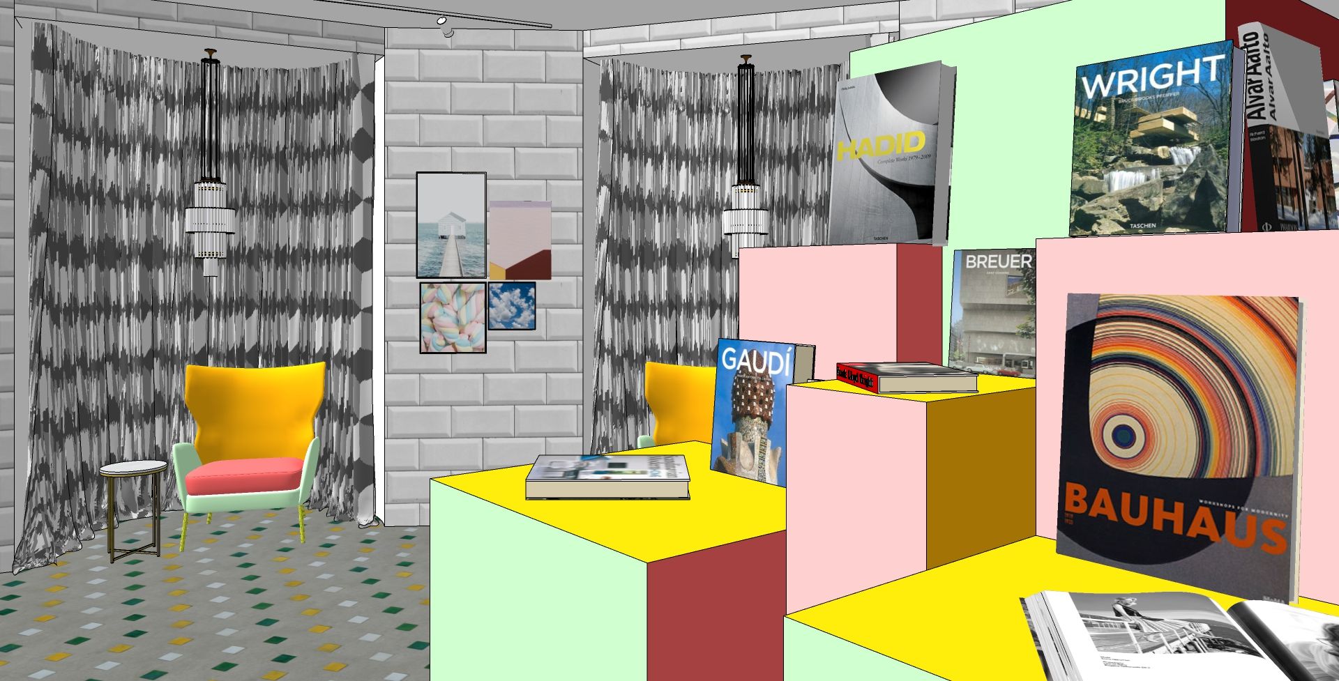 SketchUp - Gift Shop | Domestika