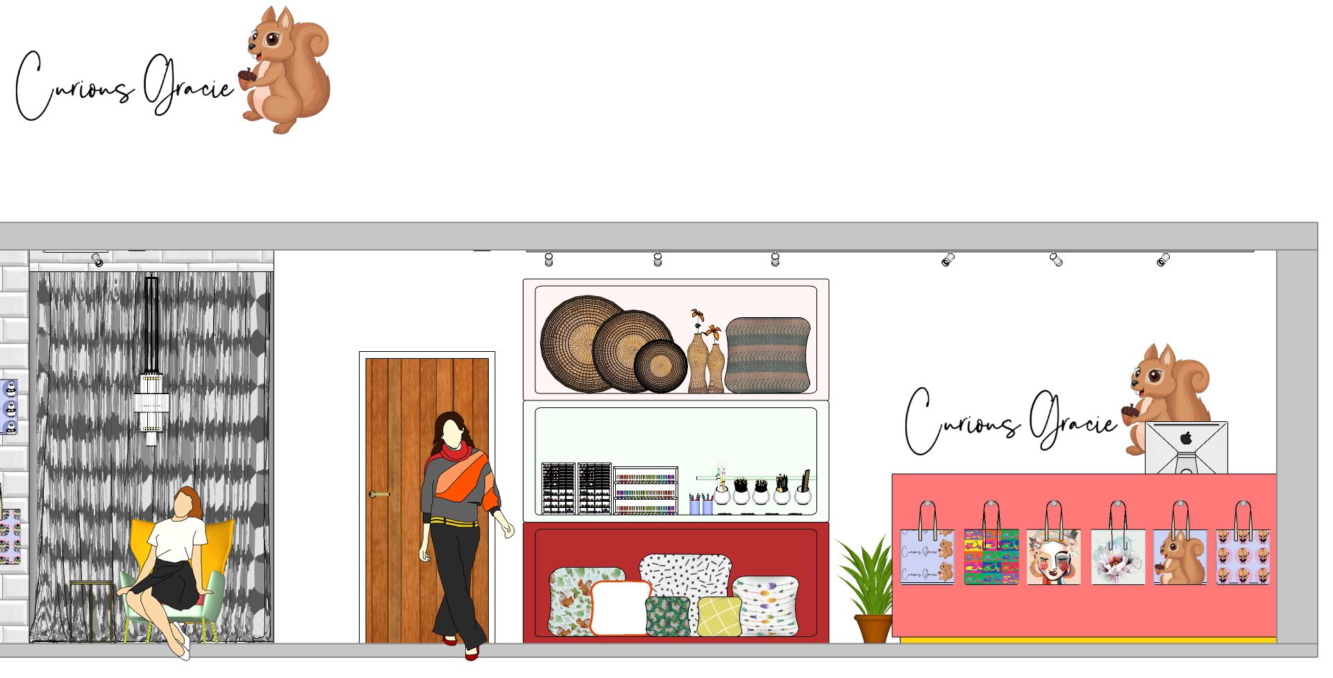 SketchUp - Gift Shop | Domestika
