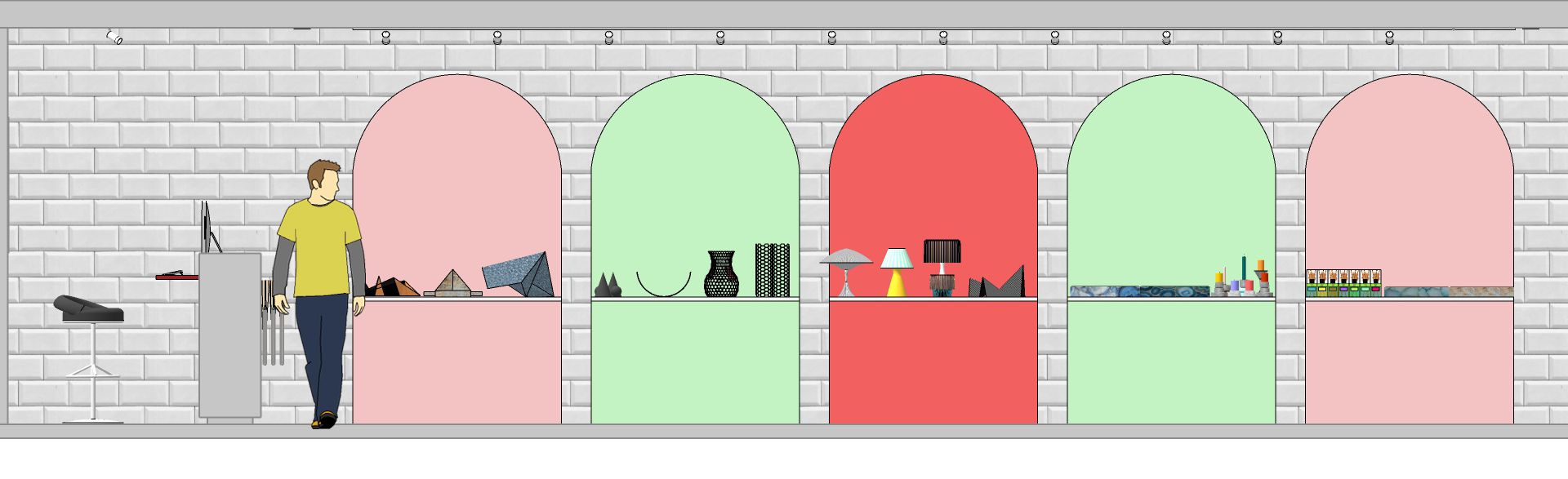SketchUp - Gift Shop | Domestika