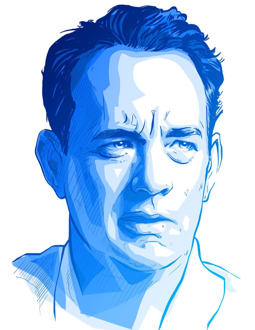 Tom Hanks Portrait | Domestika