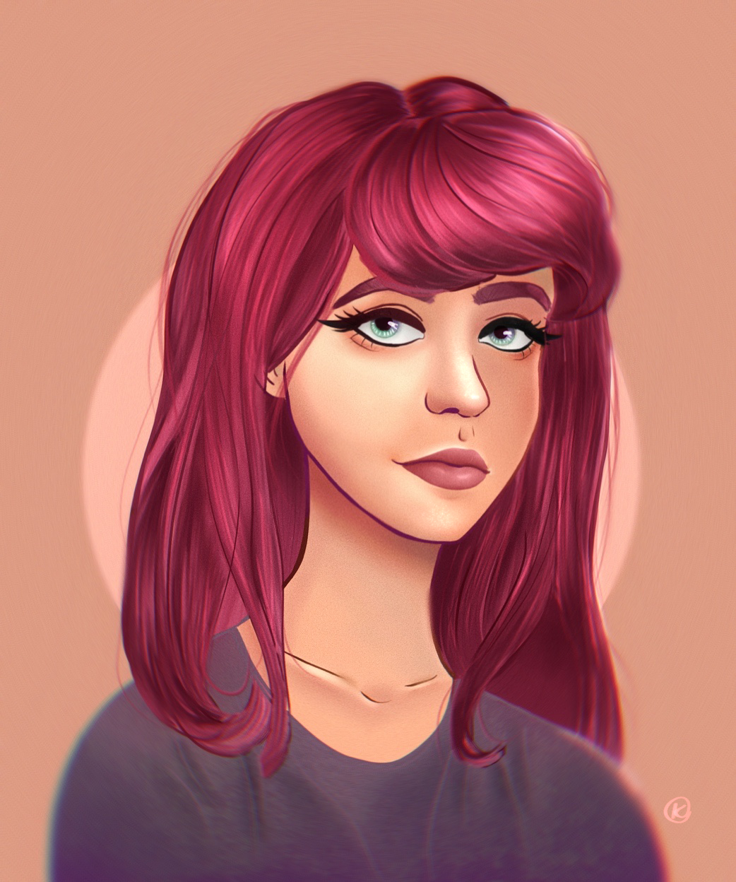 My project in Female Character Portraits in Procreate course | Domestika
