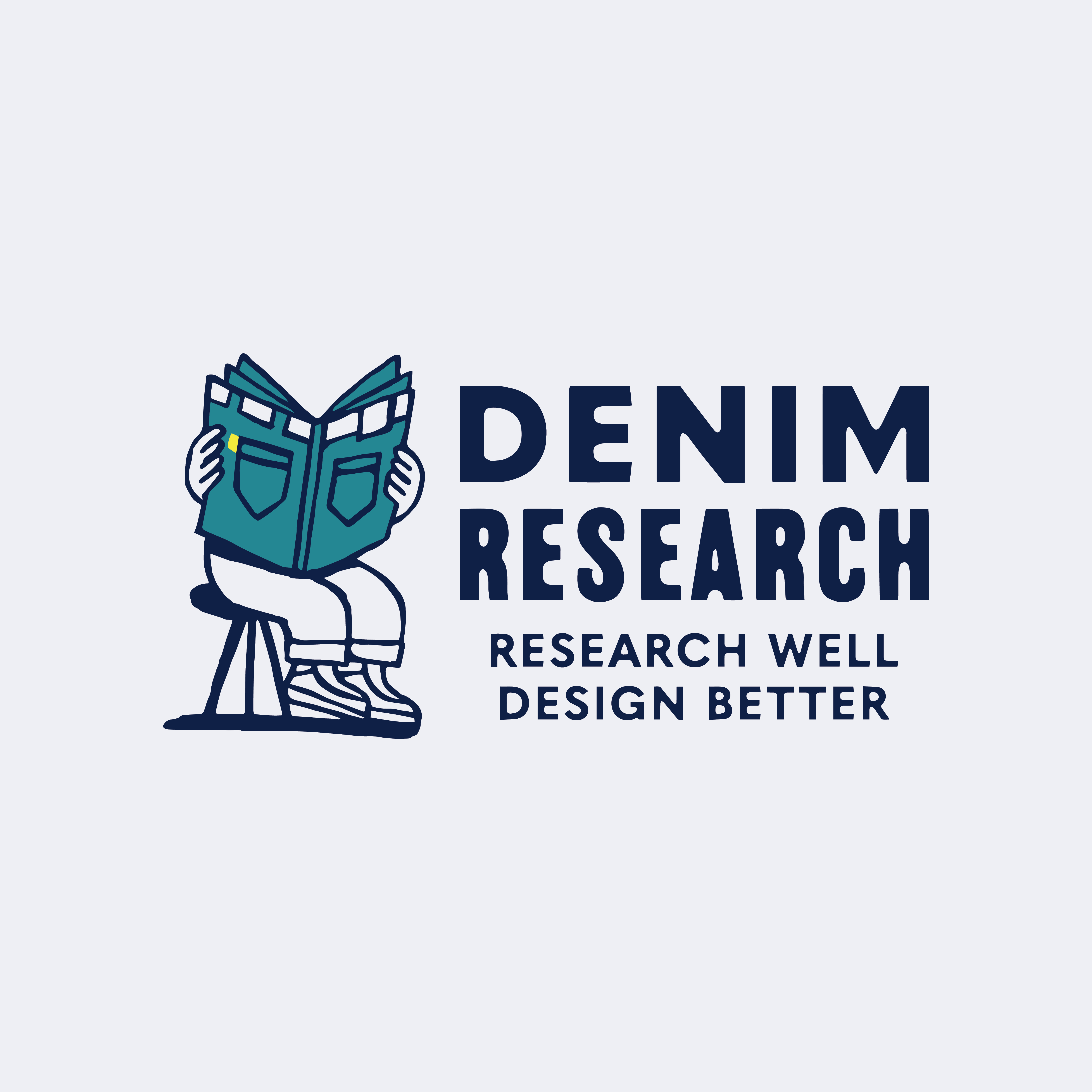 Denim Research logo and brand identity | Domestika