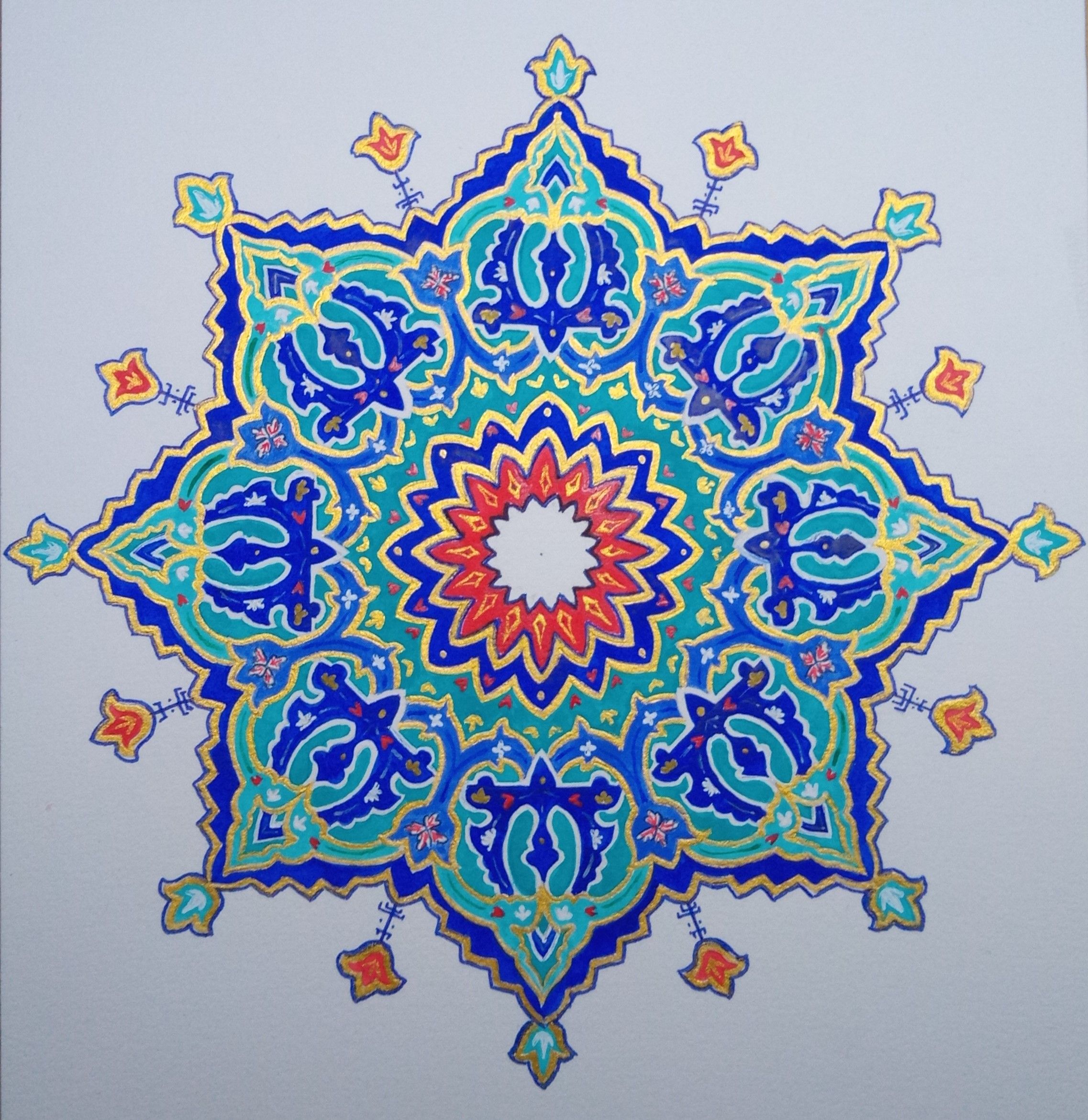 My project in Introduction to Islamic Art: Create Biomorphic Patterns ...