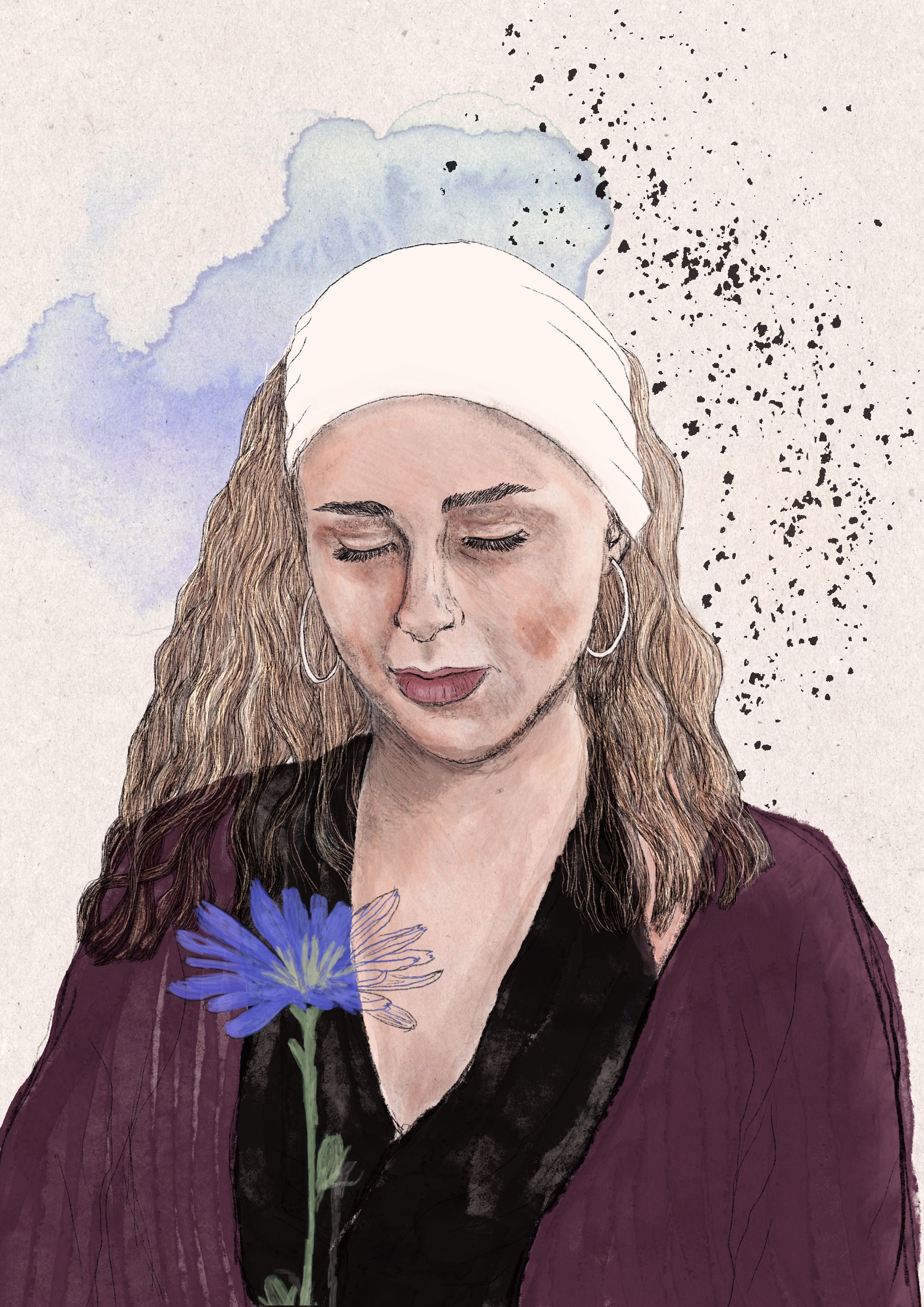 My project in Illustrated Portraits with Procreate course | Domestika