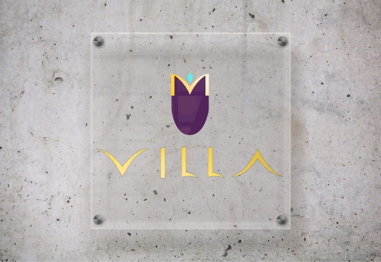 My Final project in Logo Design: Modern residential vill logo | Domestika