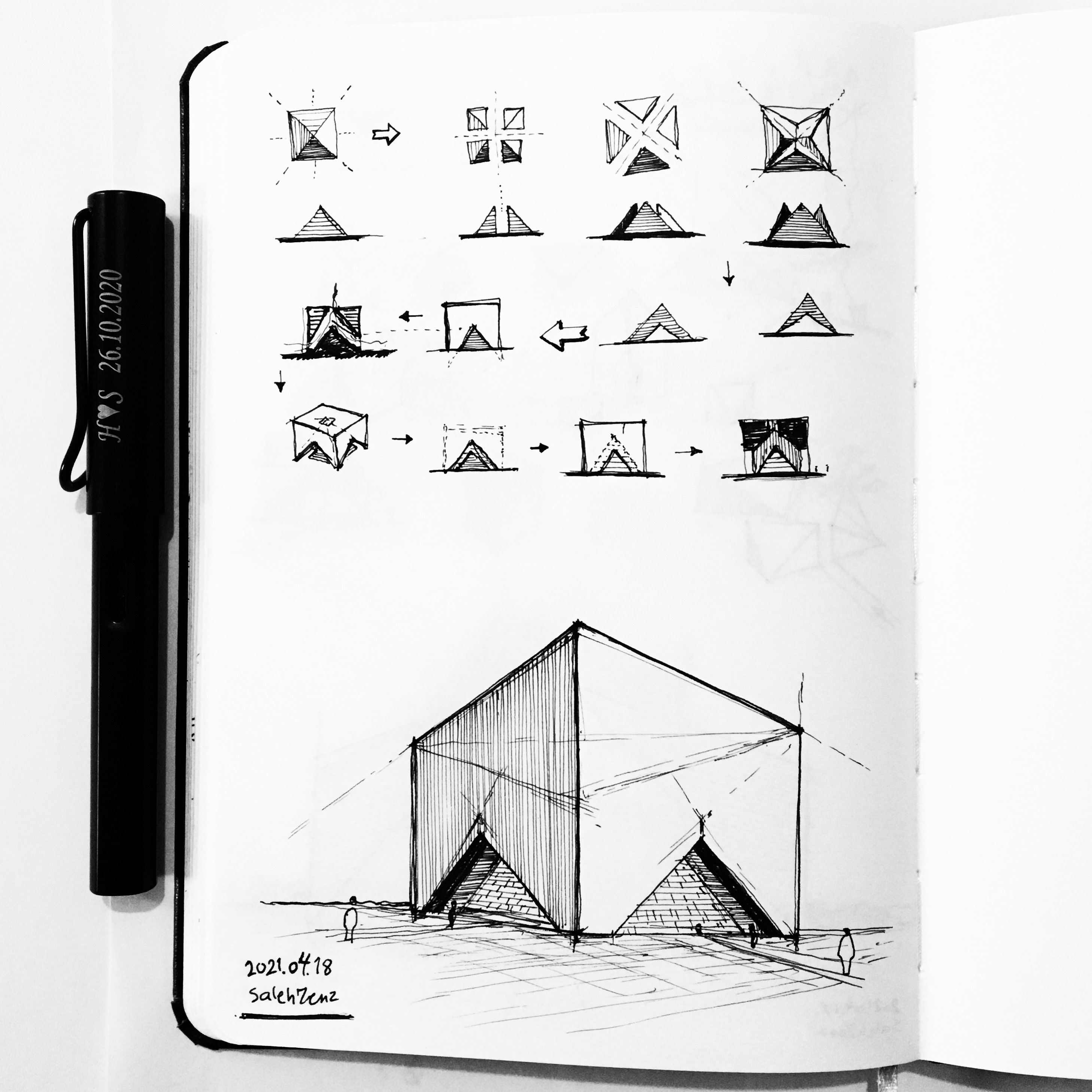 Sketchbook-Conceptual design sketches | Domestika