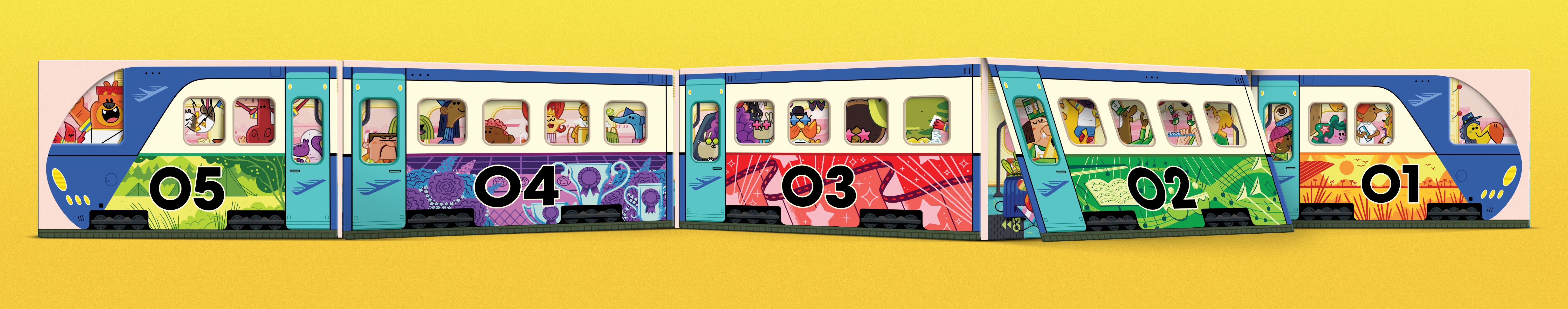 ALL ABOARD! Book Series | Domestika