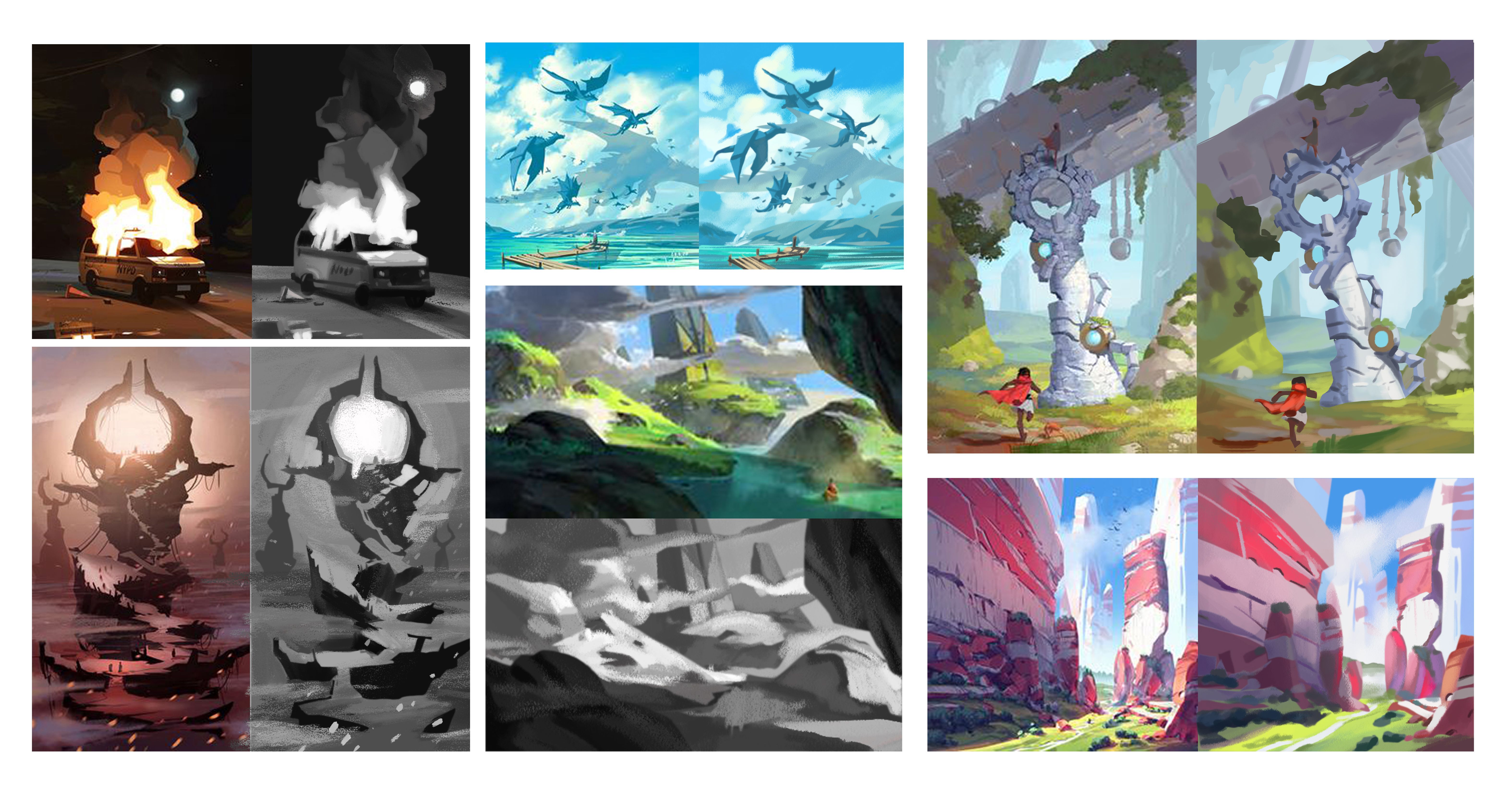 My project for course: Concept Art: Introduction to Set Design | Domestika