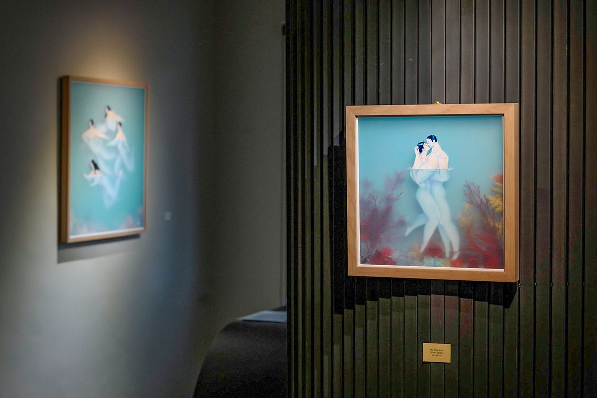 "Oceanids". Solo Exhibition | Domestika