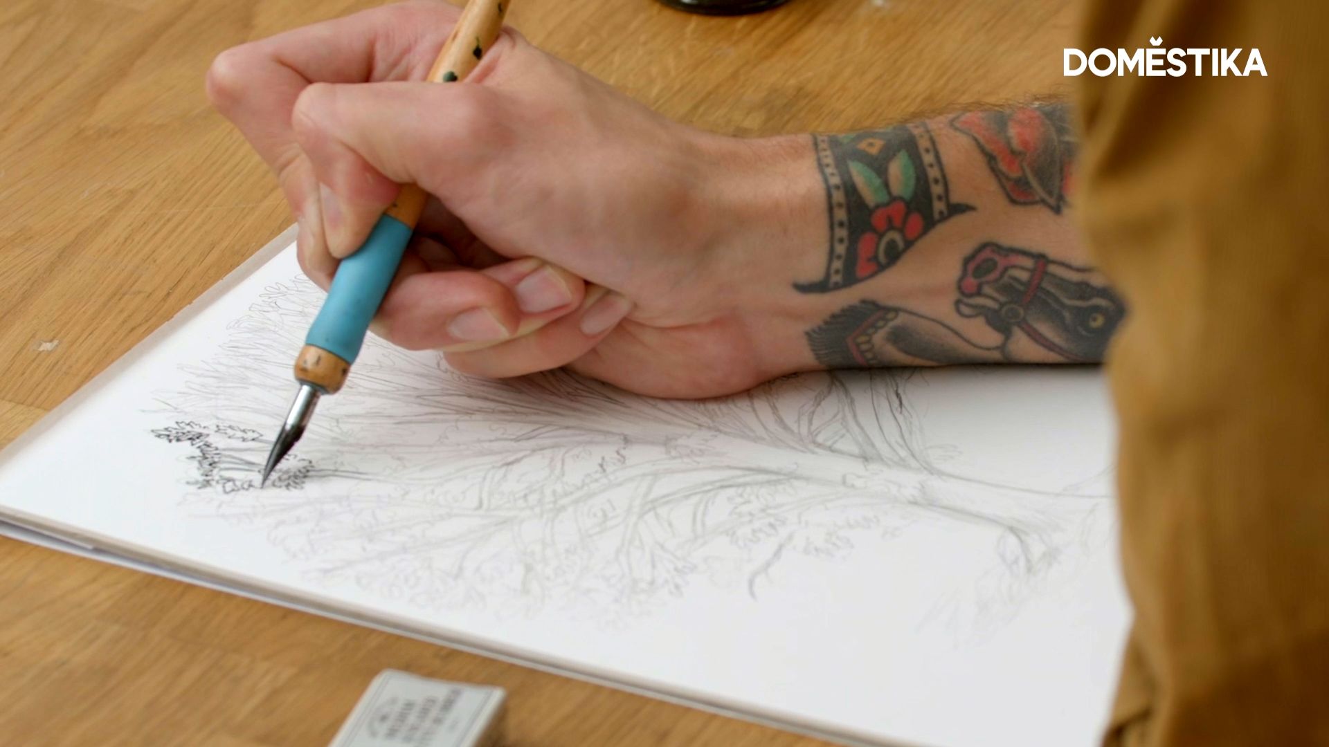 Illustration Tutorial: How to Draw a Tree in Pen and Ink | Domestika
