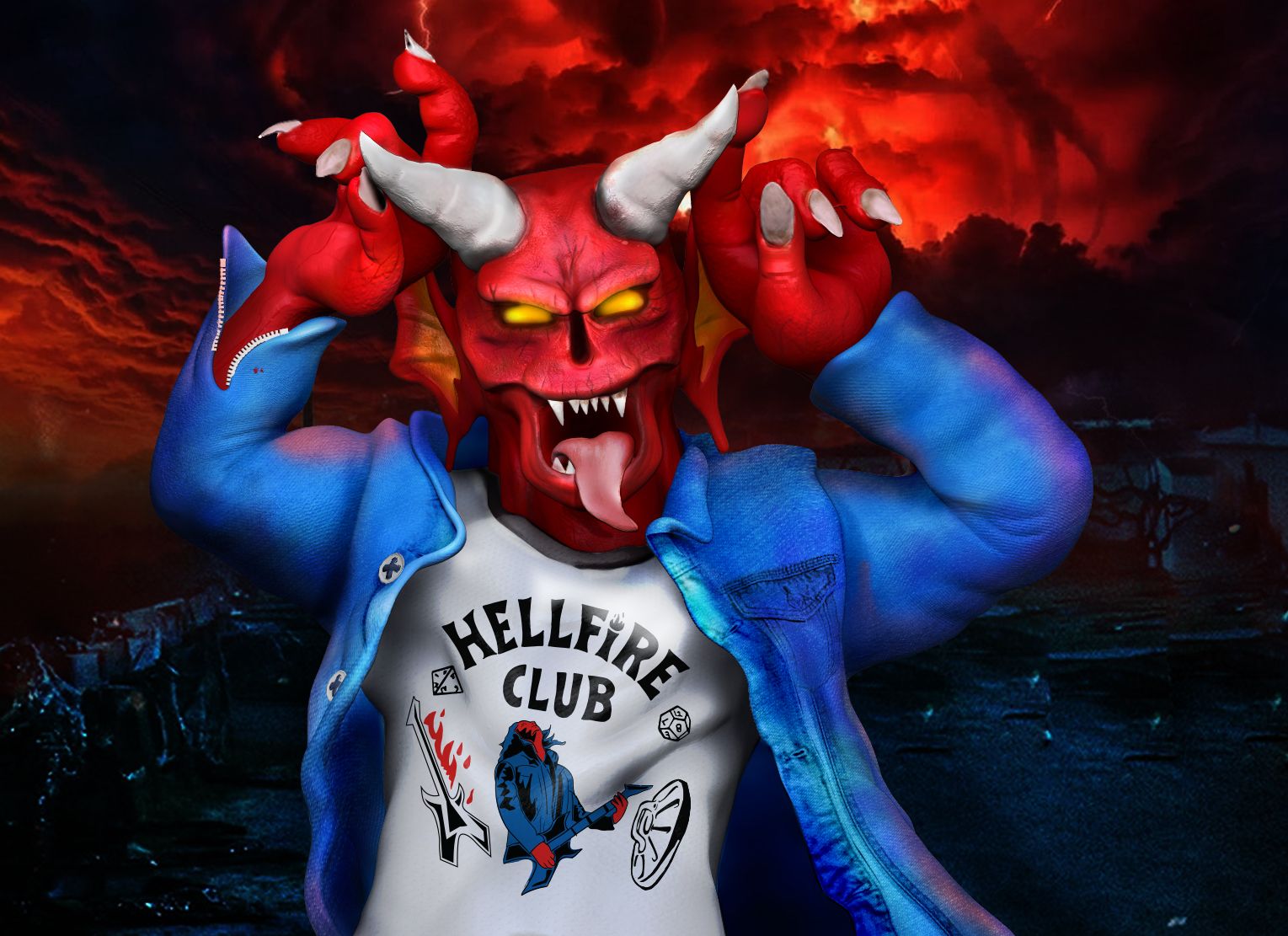 Hellfire - projeto para Introdução ao Zbrush | Domestika