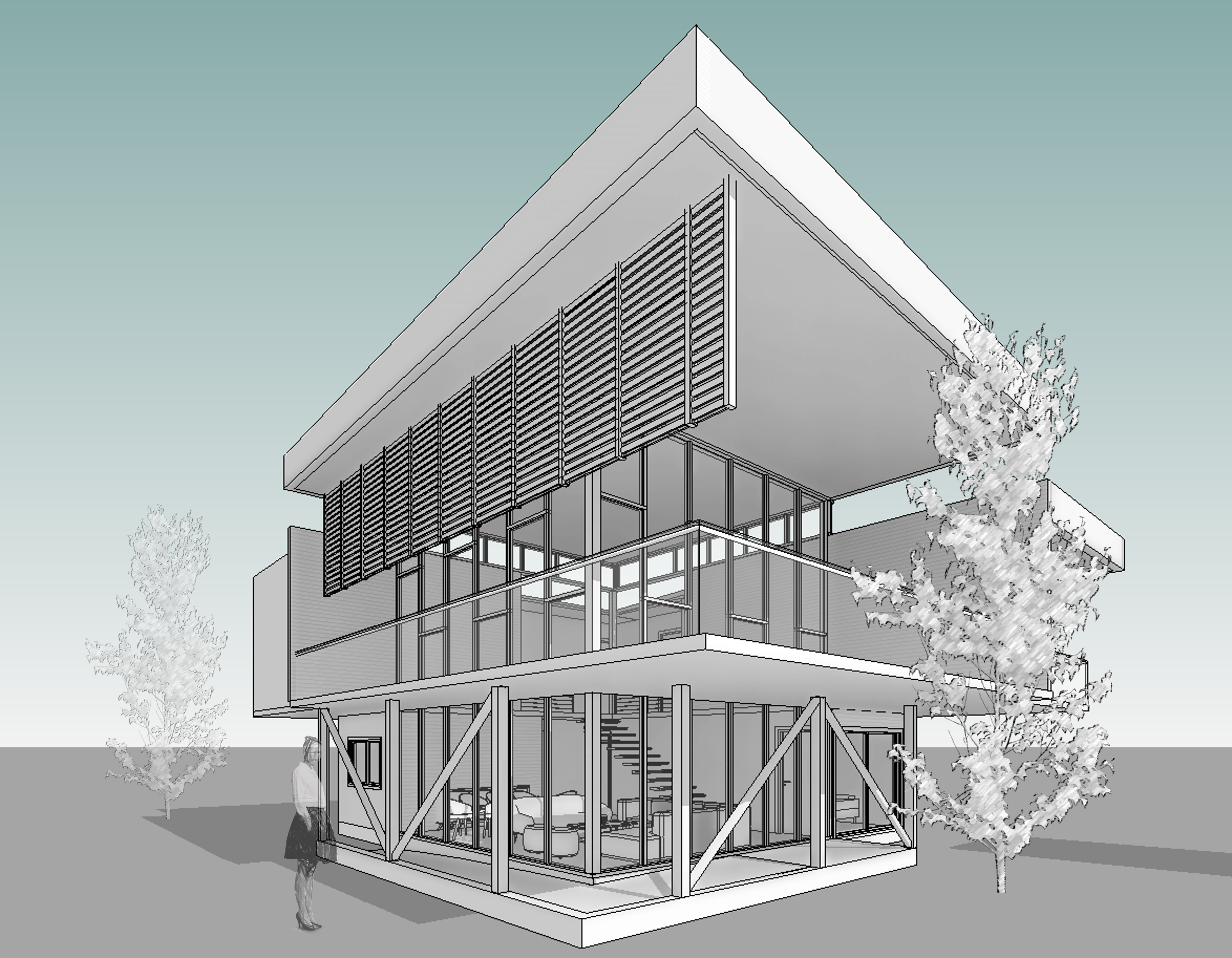 Mi proyecto del curso: Diseño y modelado arquitectónico 3D con Revit ...