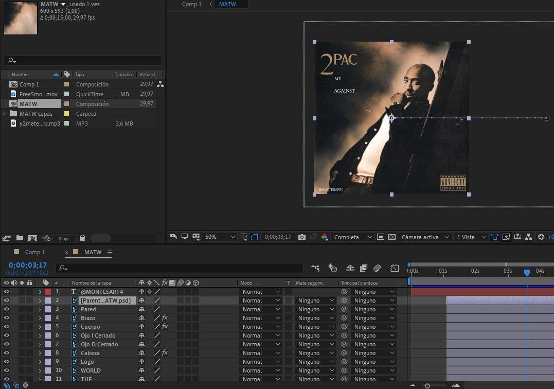 Mi proyecto del curso: Introducción a la animación de fotos con Photoshop y After Effects ...
