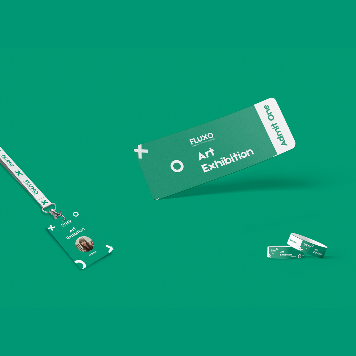 Fluxo Exhibition | Logo Design | Domestika