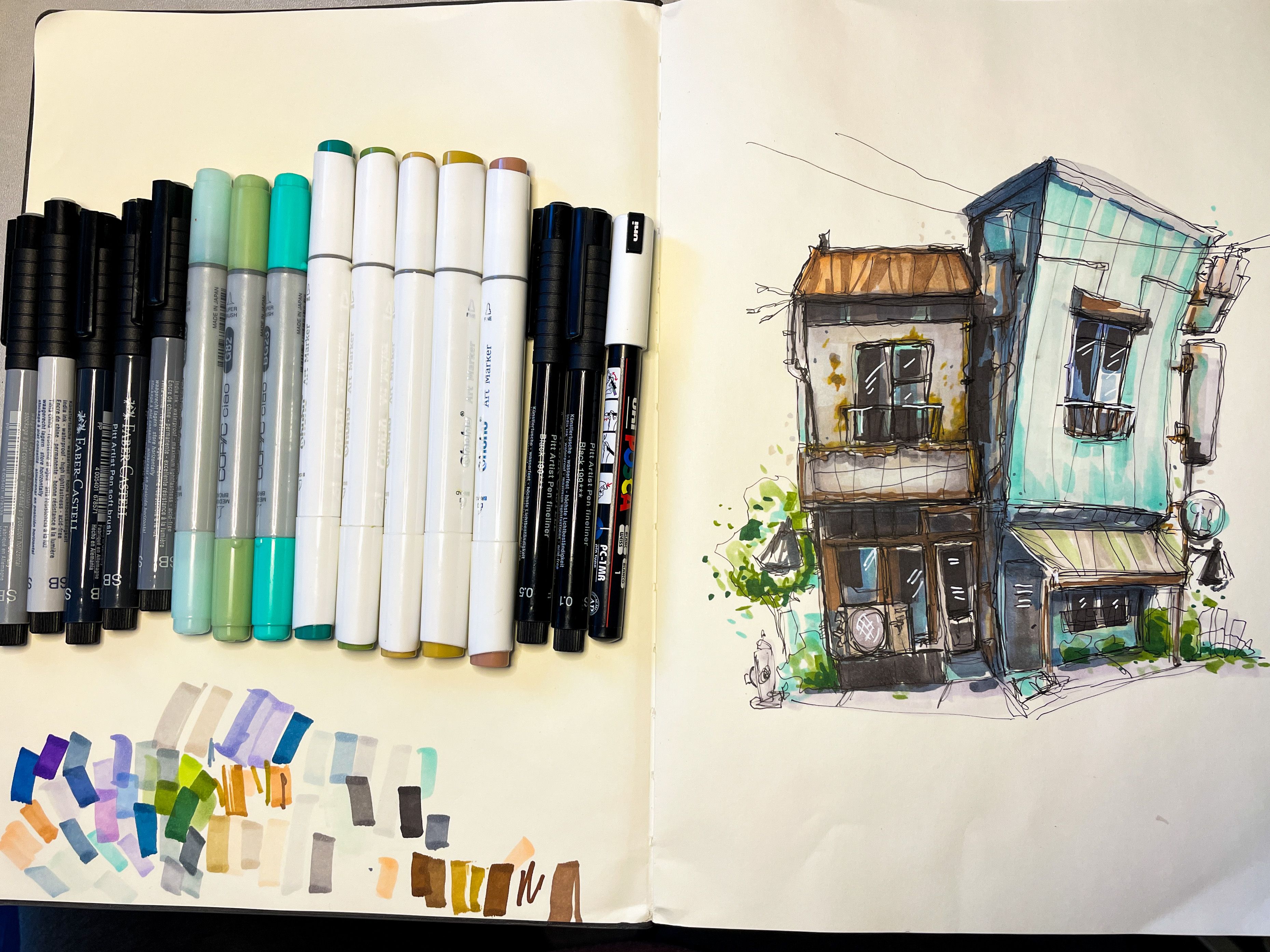 My project for course: Expressive Architectural Sketching with Colored ...