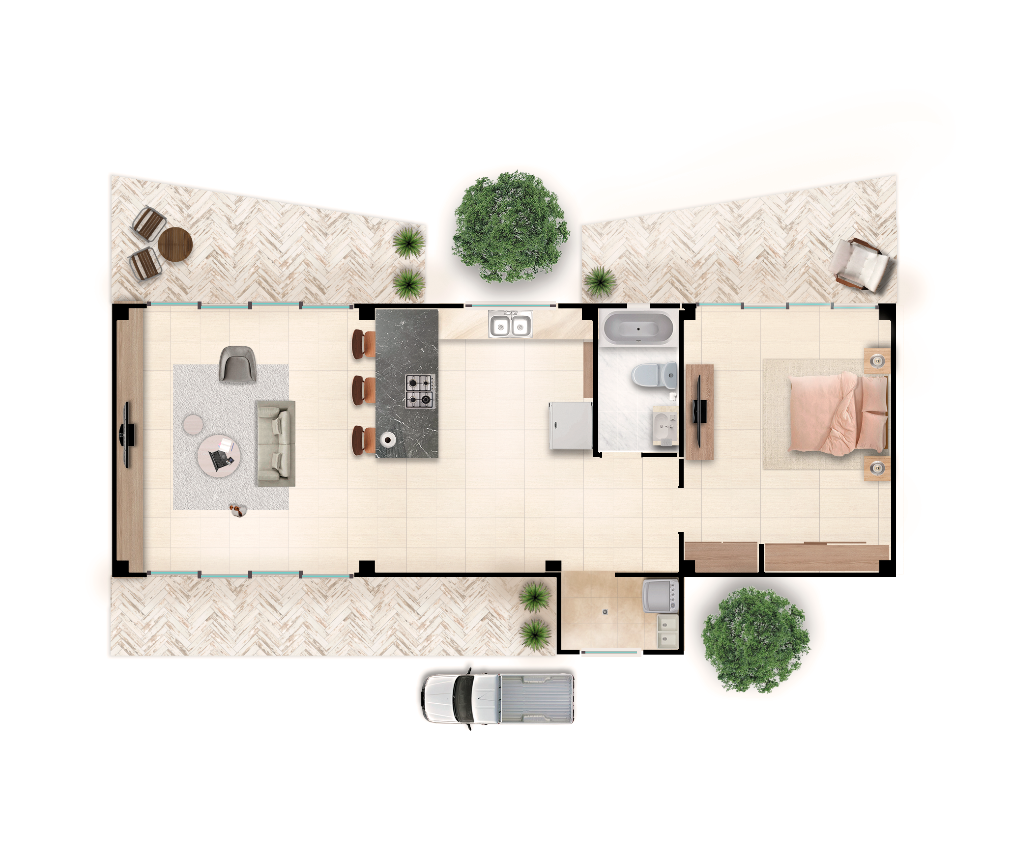 Gratis: materiales para crear una planta de arquitectura en Photoshop ...