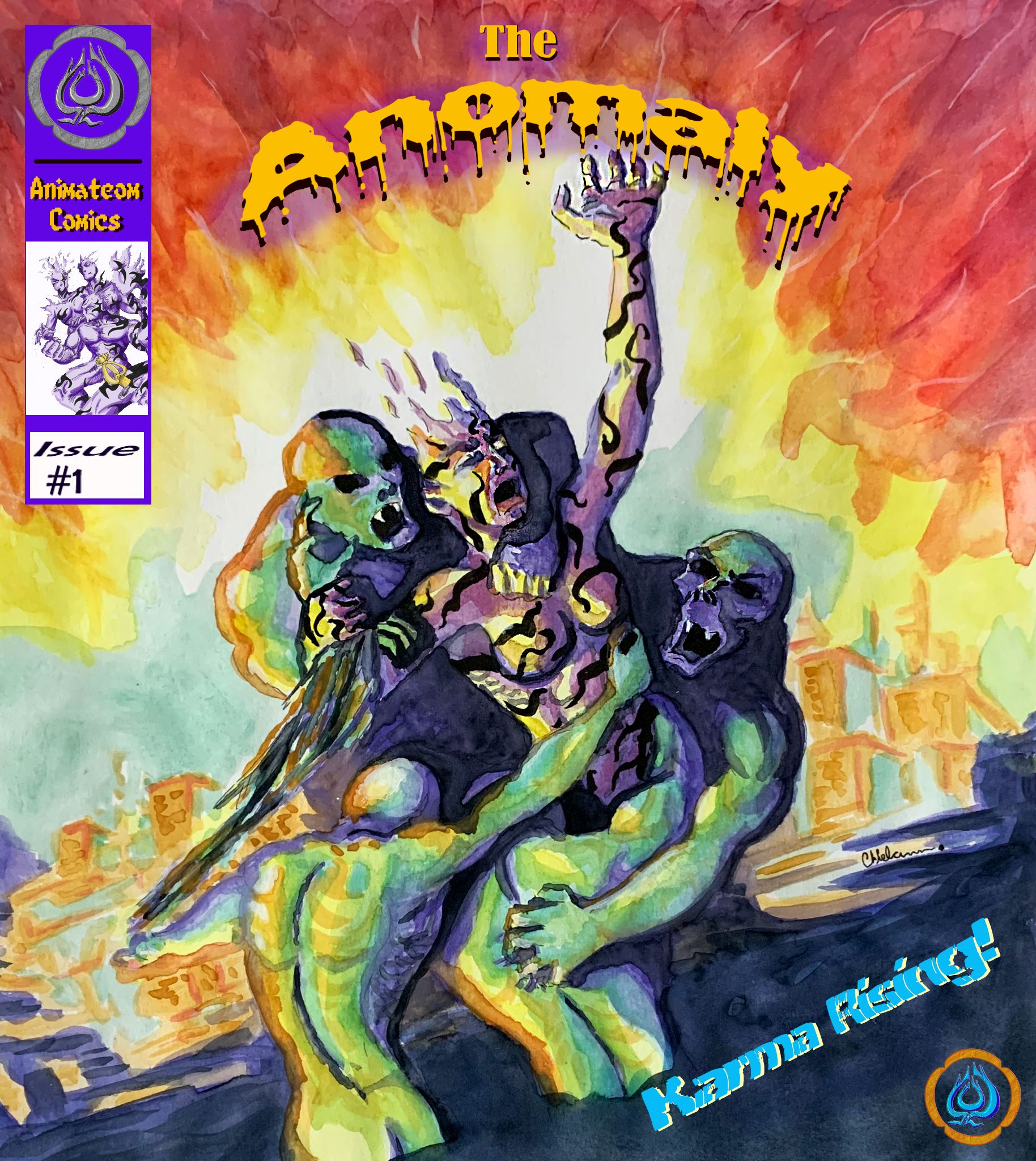 Mi proyecto del curso: Técnicas de acuarela para portadas de cómic ...