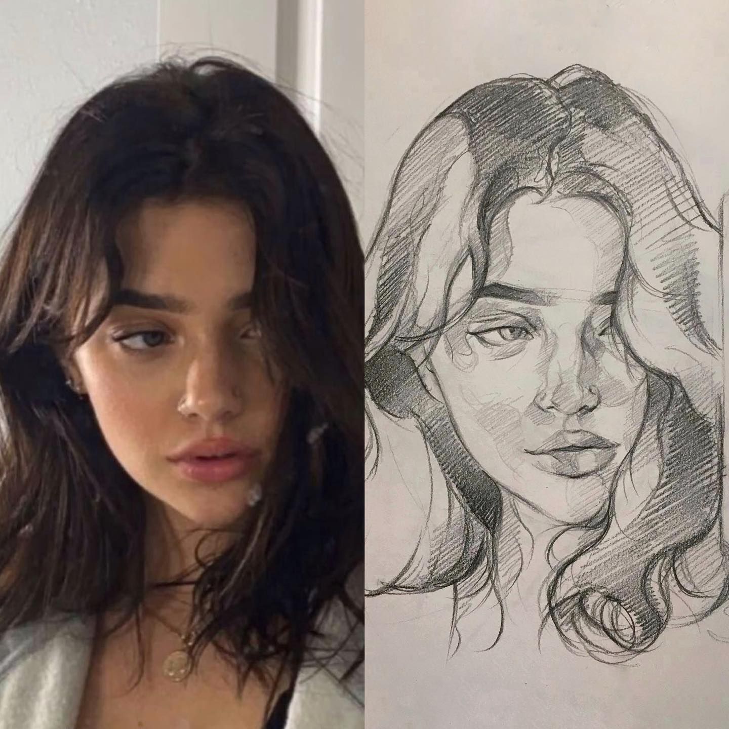 Drawing vs Reference / Dibujo vs Referencia | Domestika