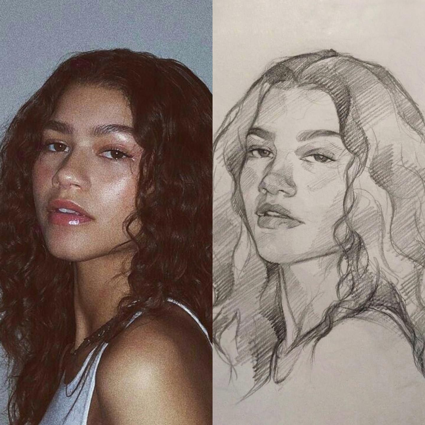 Drawing vs Reference / Dibujo vs Referencia | Domestika