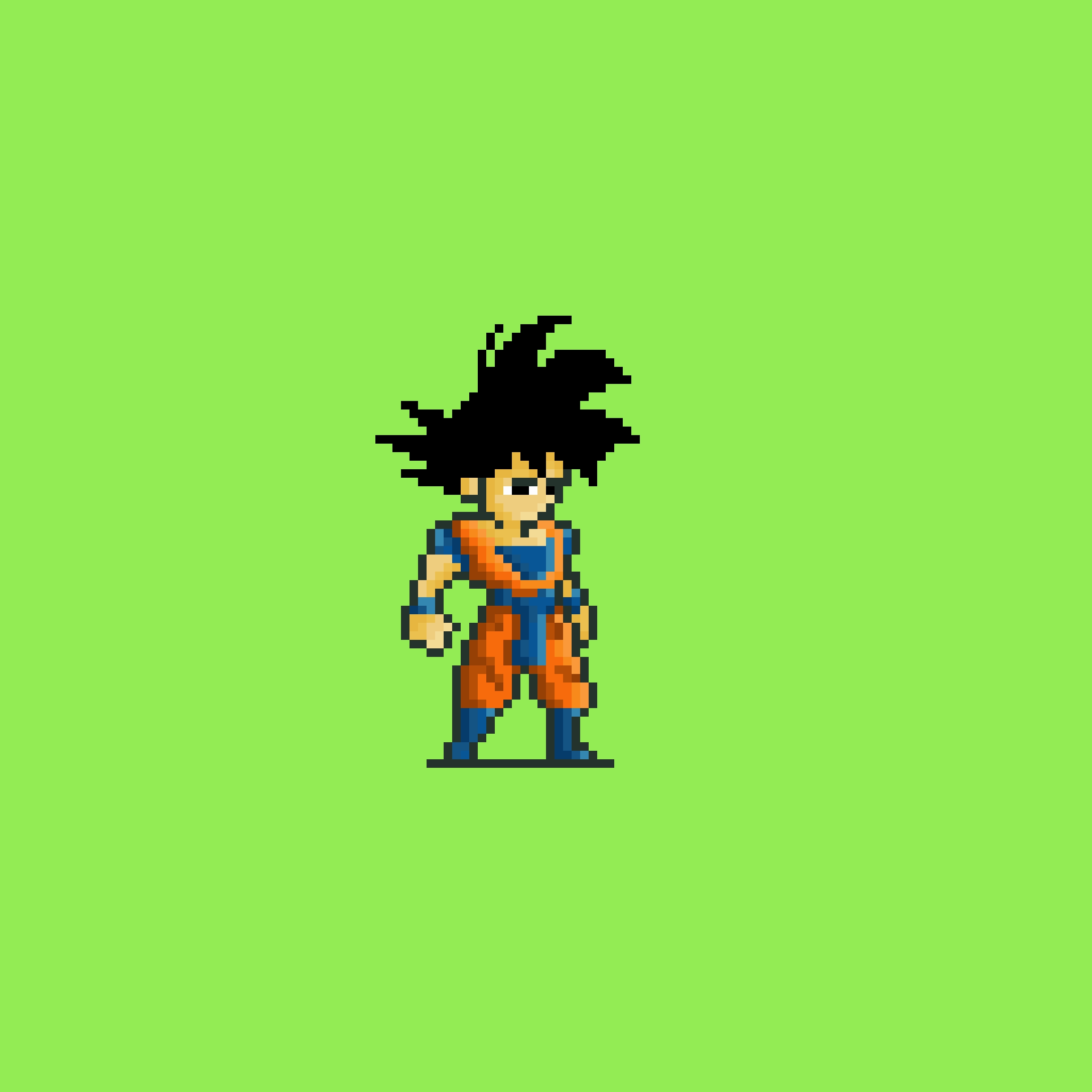 Goku, el protagonista de mi proyecto para "Animación de personajes en ...