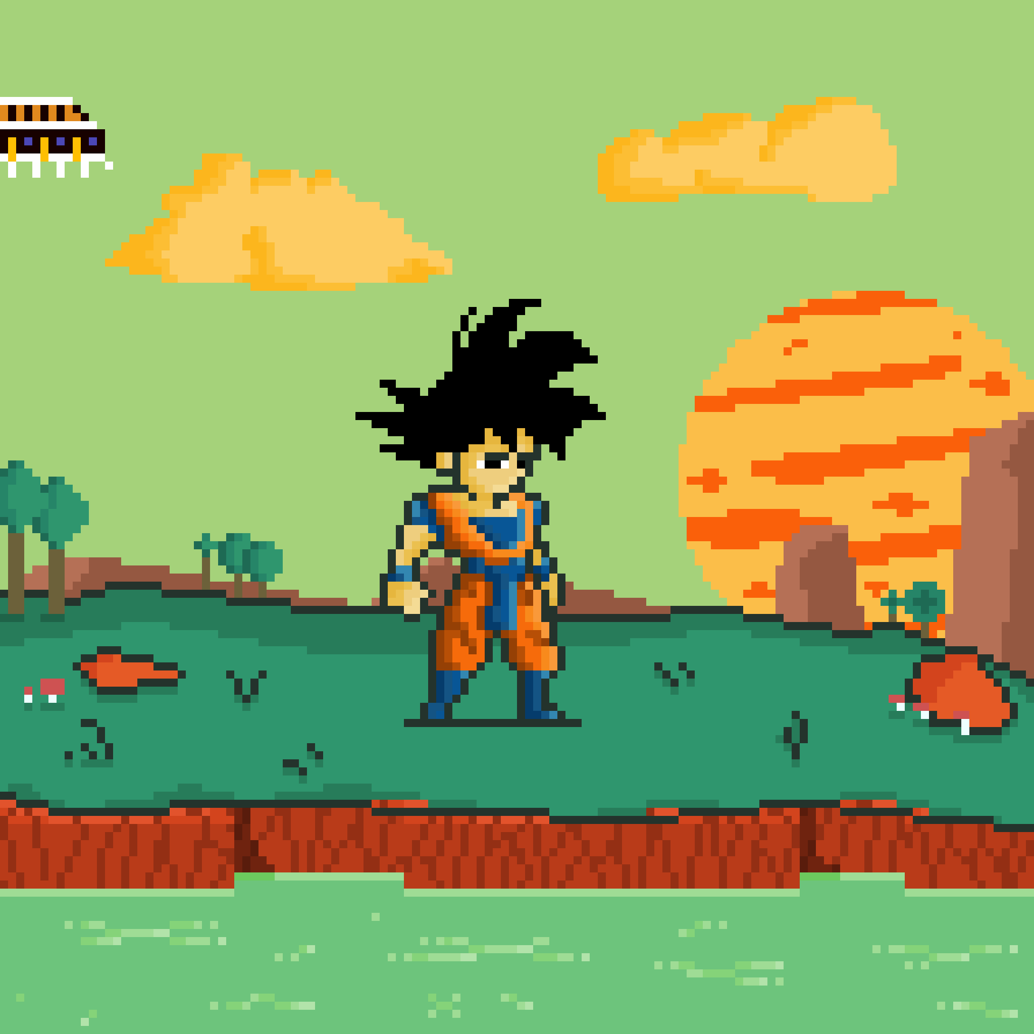 Goku, el protagonista de mi proyecto para "Animación de personajes en ...