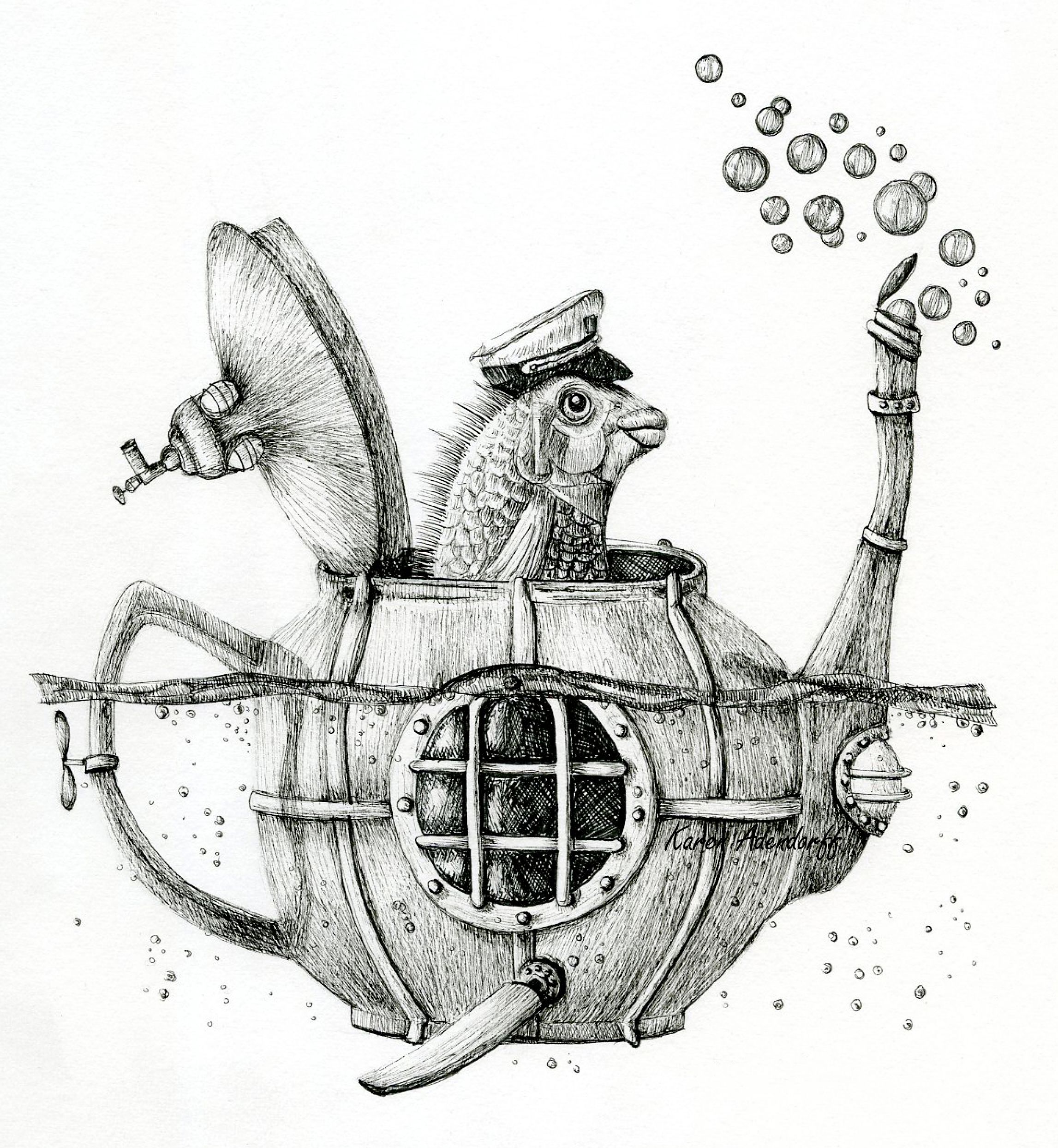 My project for course: Surrealistic Fineliner Illustration | Domestika