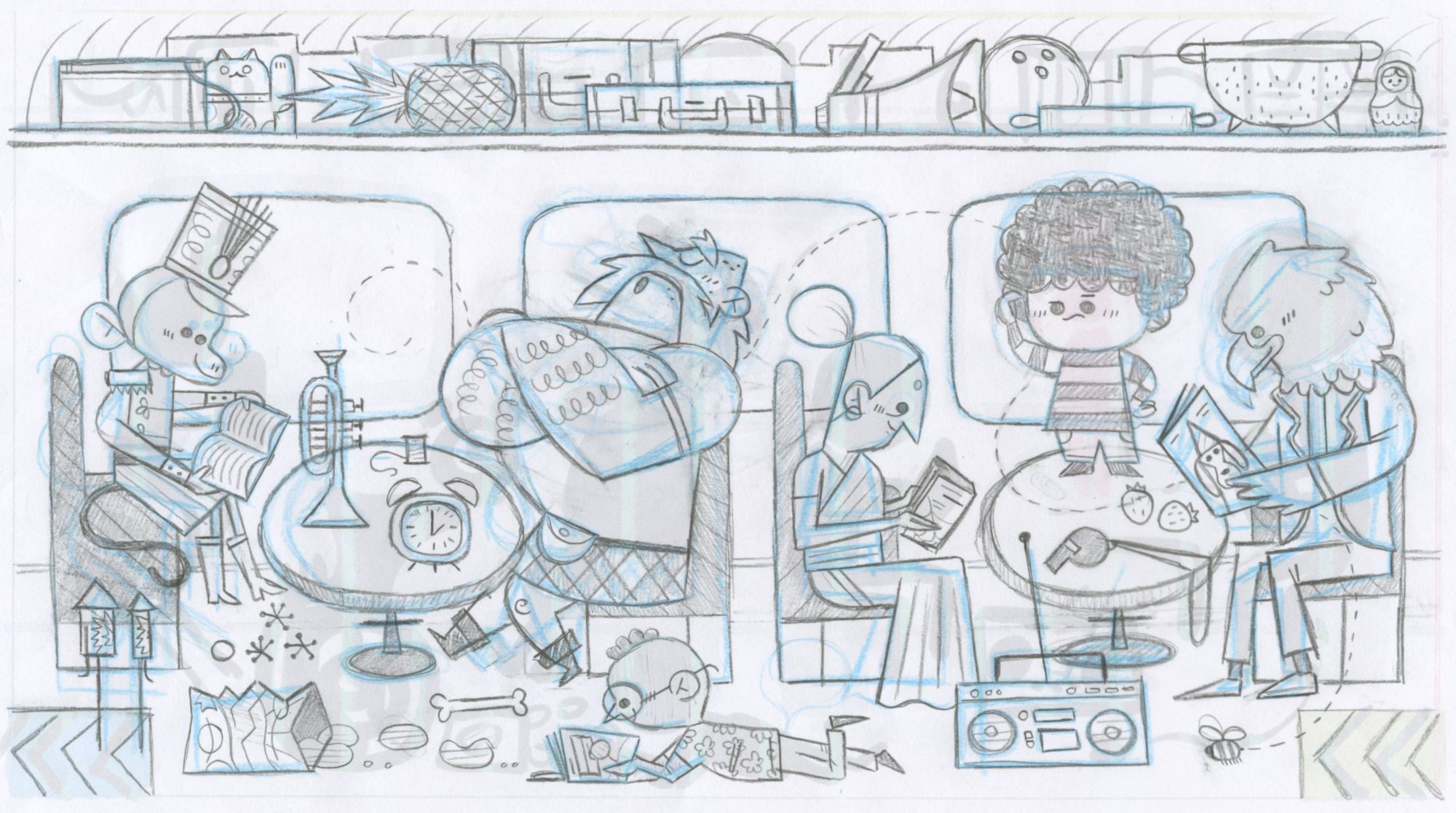 ALL ABOARD! Book Series | Domestika