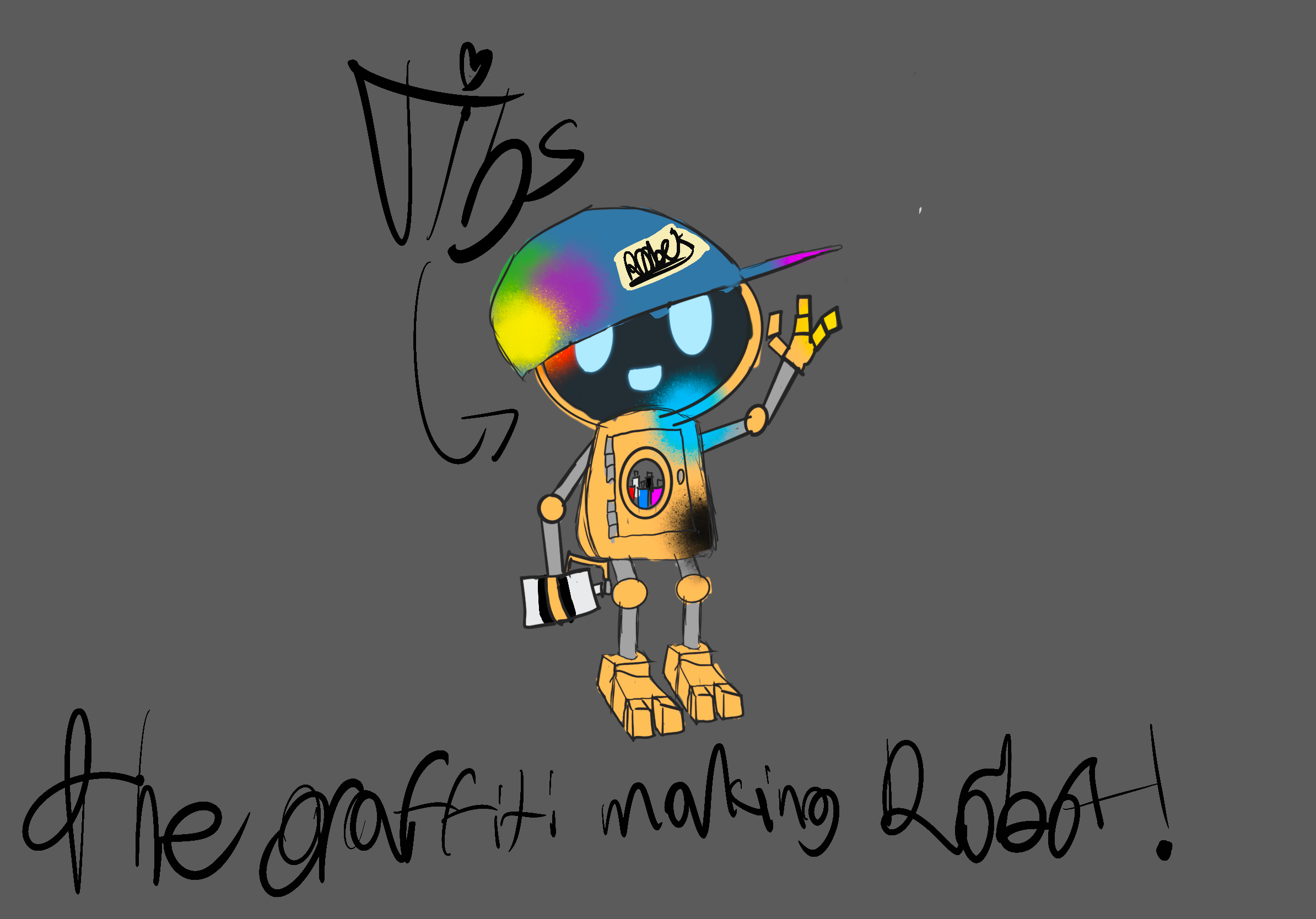 Video Game Style Cutesy Robot | Domestika