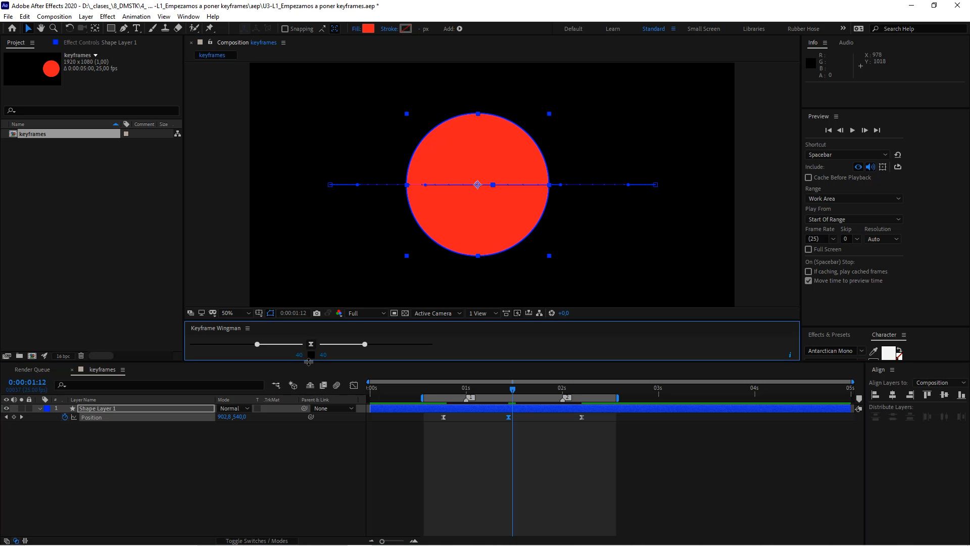 Tutorial After Effects: cómo animar desde cero con keyframes | Domestika