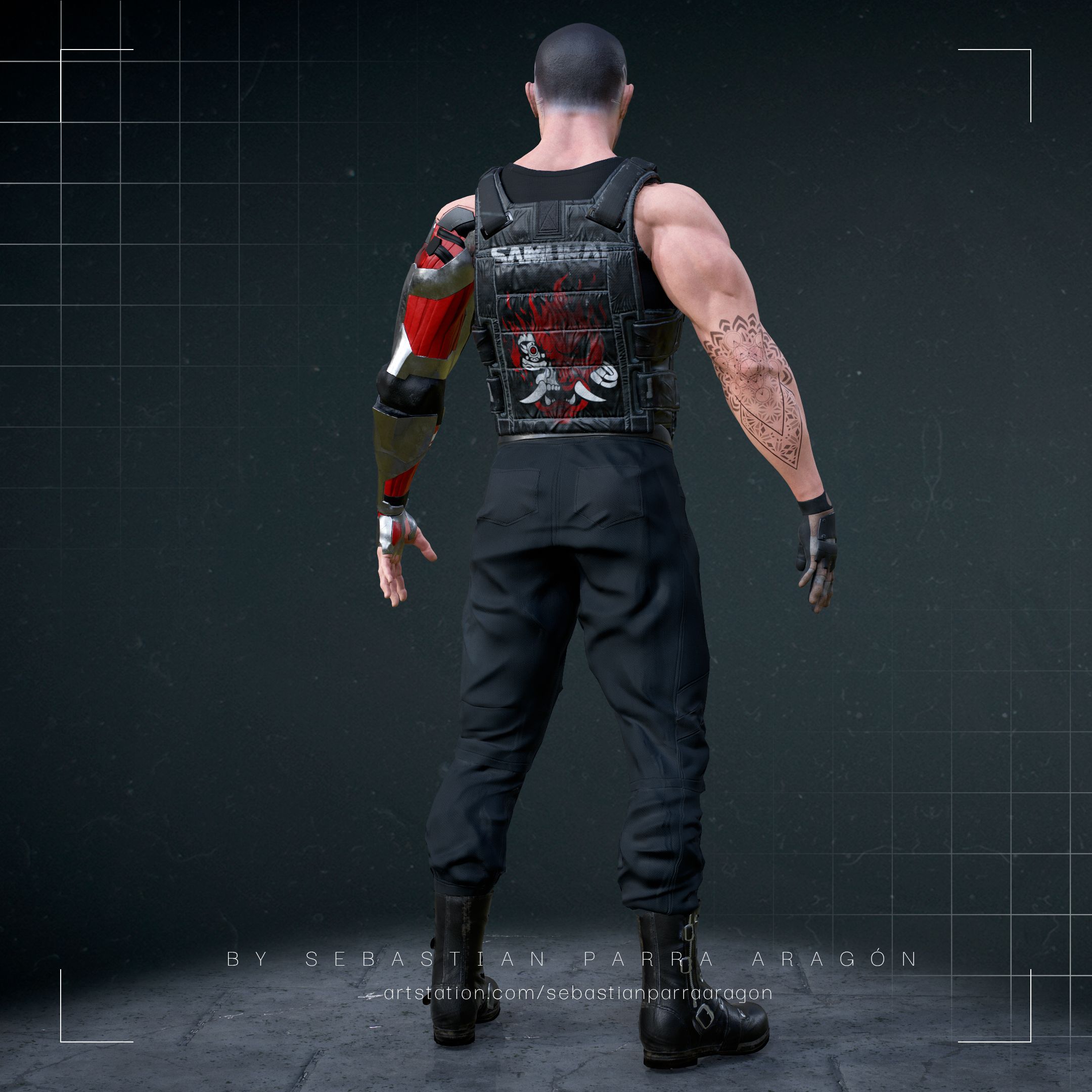 Night City Police officer - Cyberpunk 2077 Fan Art | Domestika