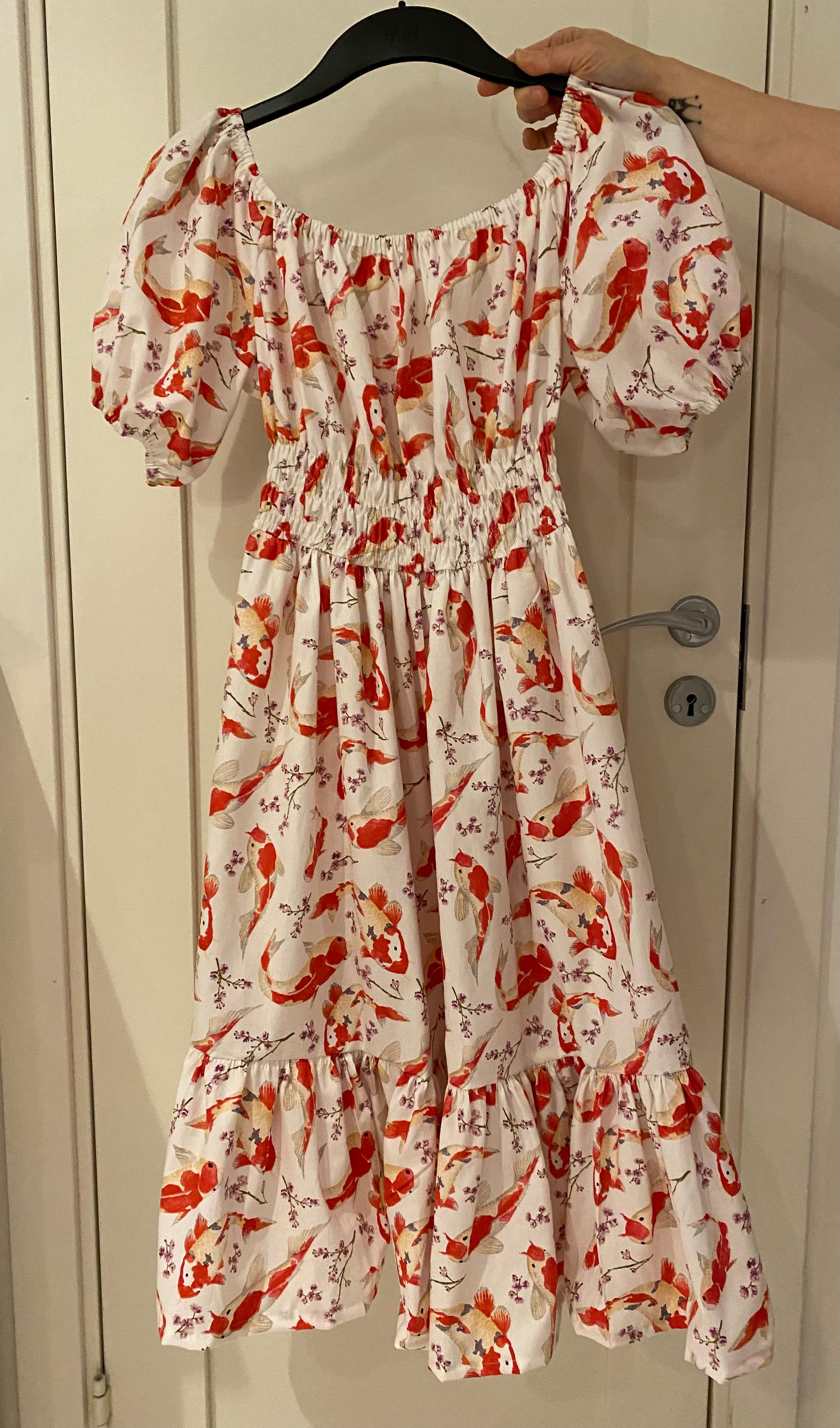 My project for course: Dressmaking: Draft and Sew a Shirred Dress ...