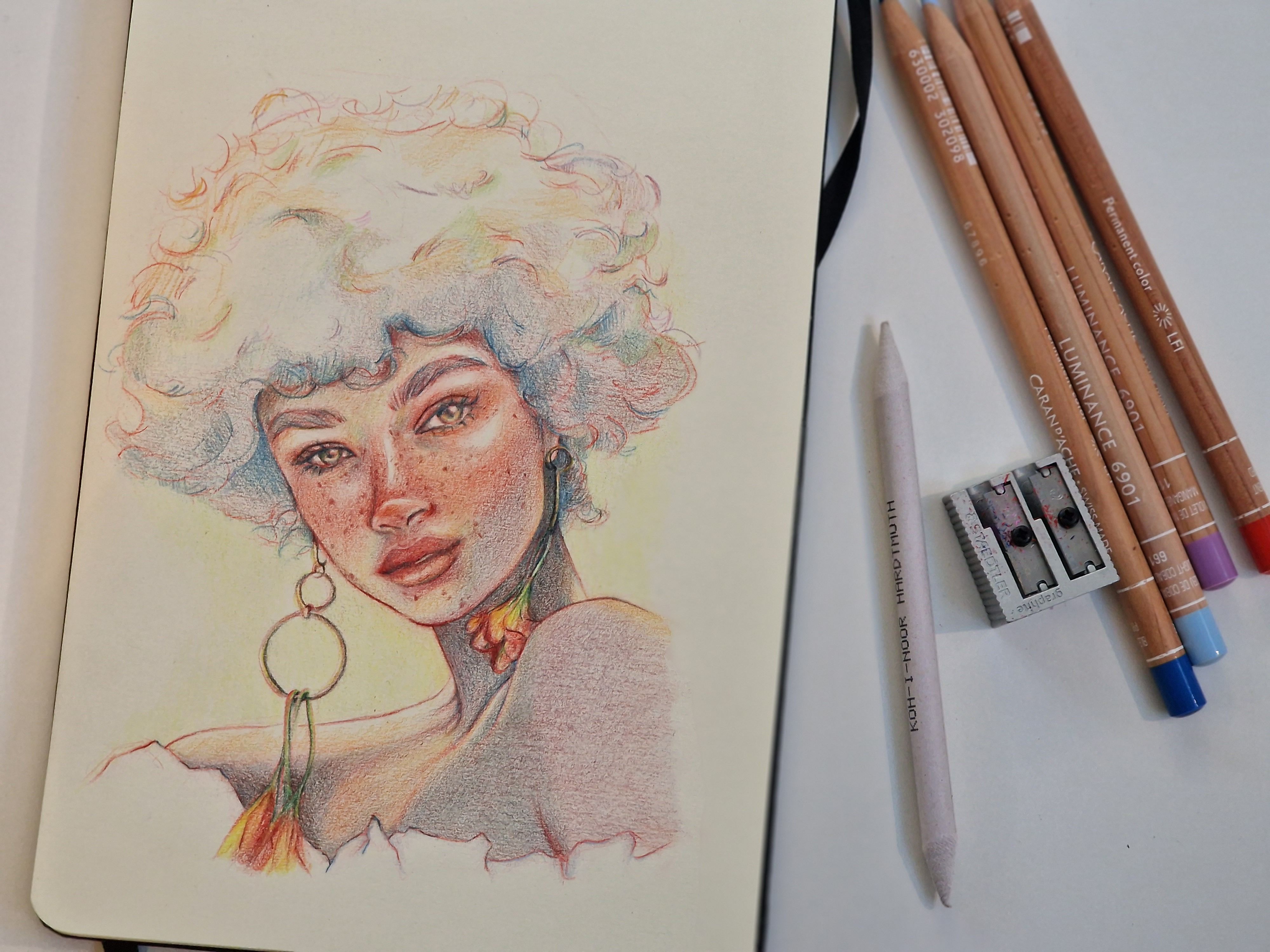 My project for course: Vibrant Portrait Drawing with Colored Pencils ...