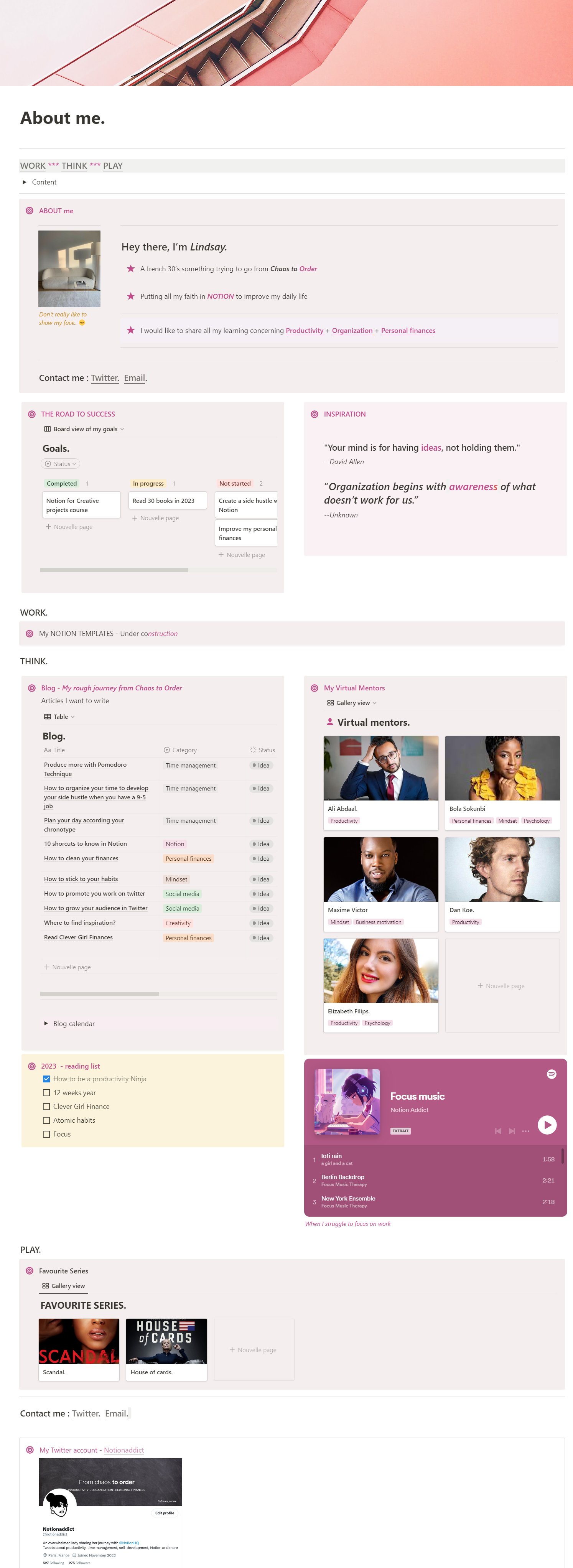 My project for course: Introduction to Notion for Creative Projects ...