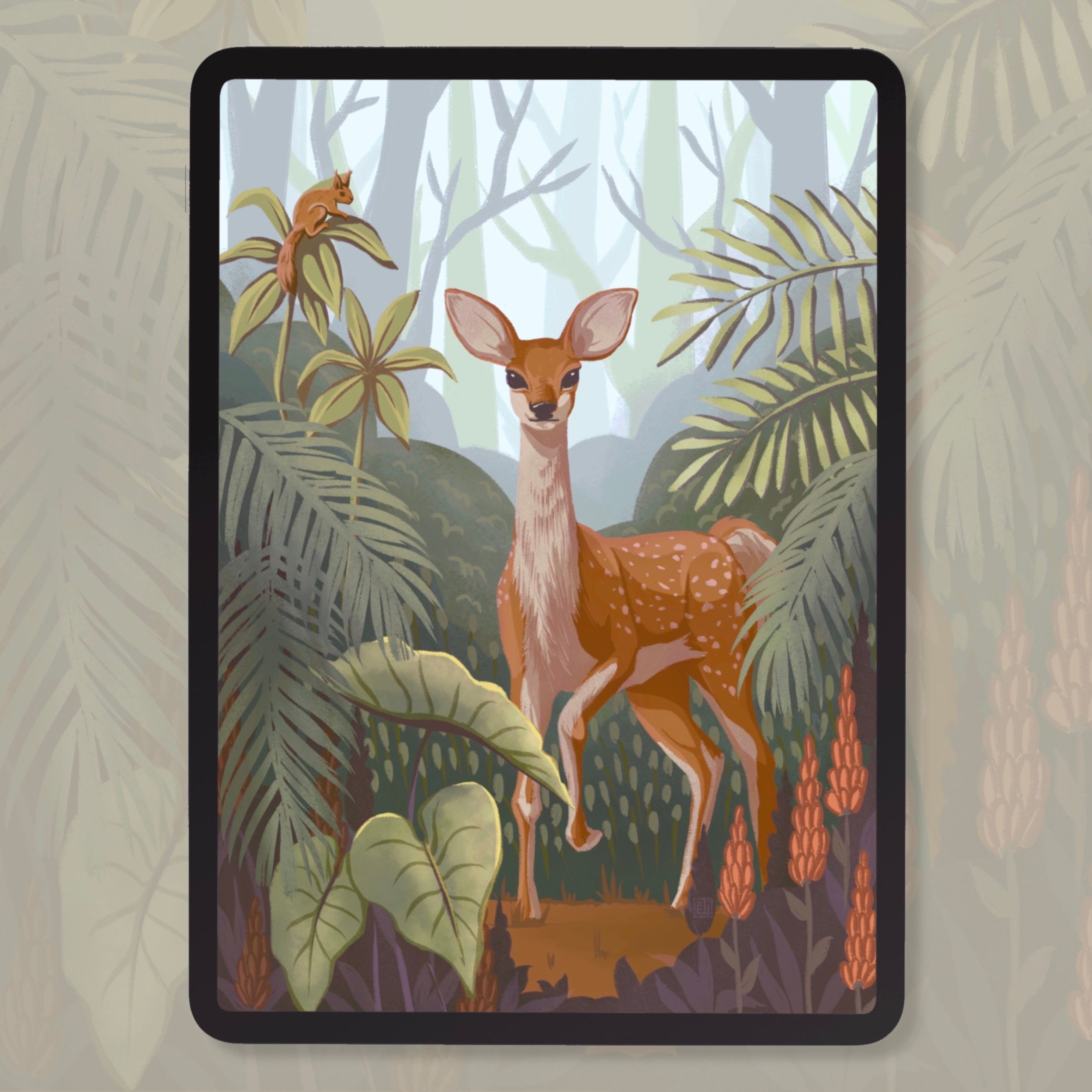 My project for course: Digital Illustration: Create a Colorful Nature ...