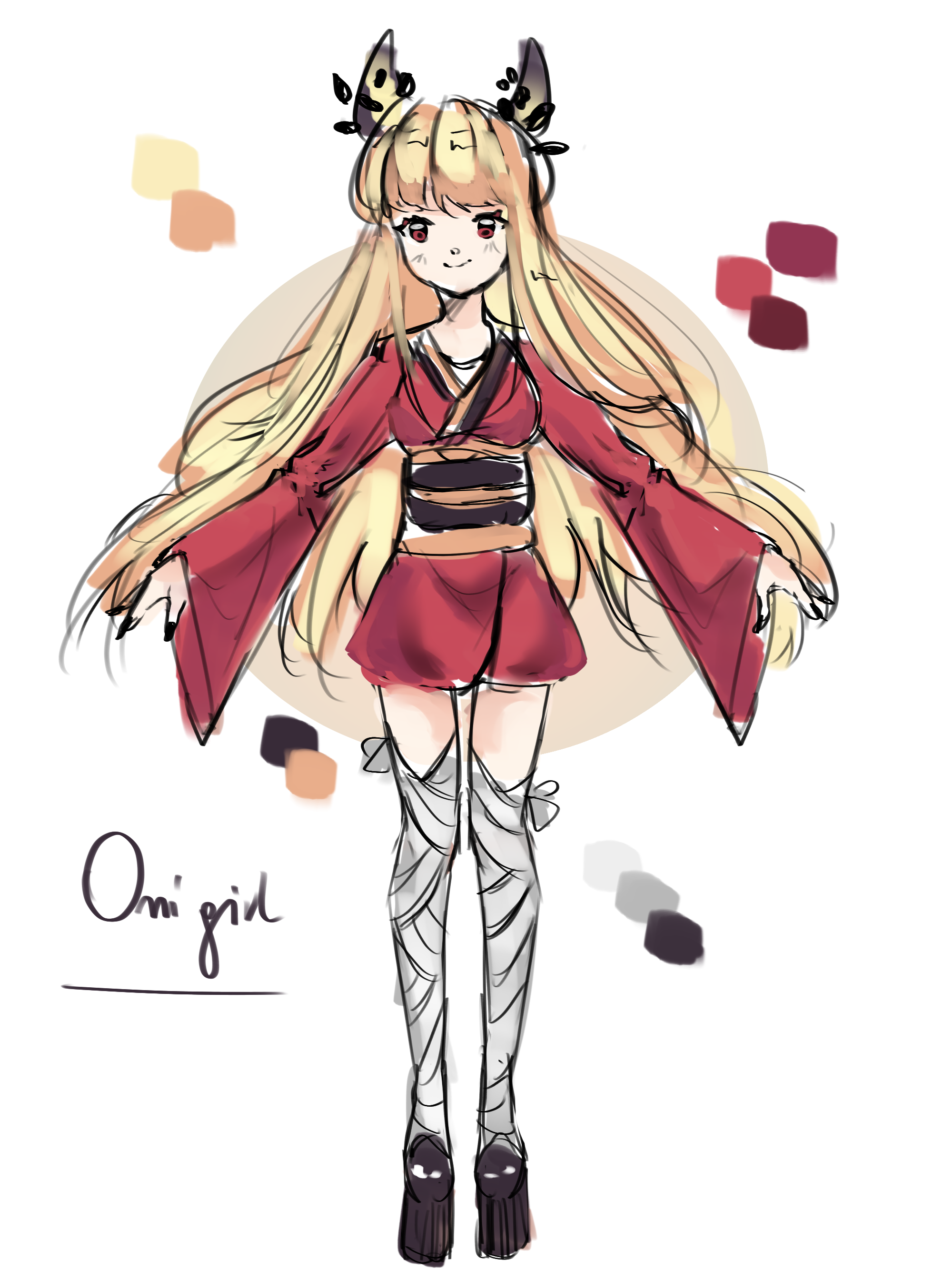 Oni girl project | Domestika