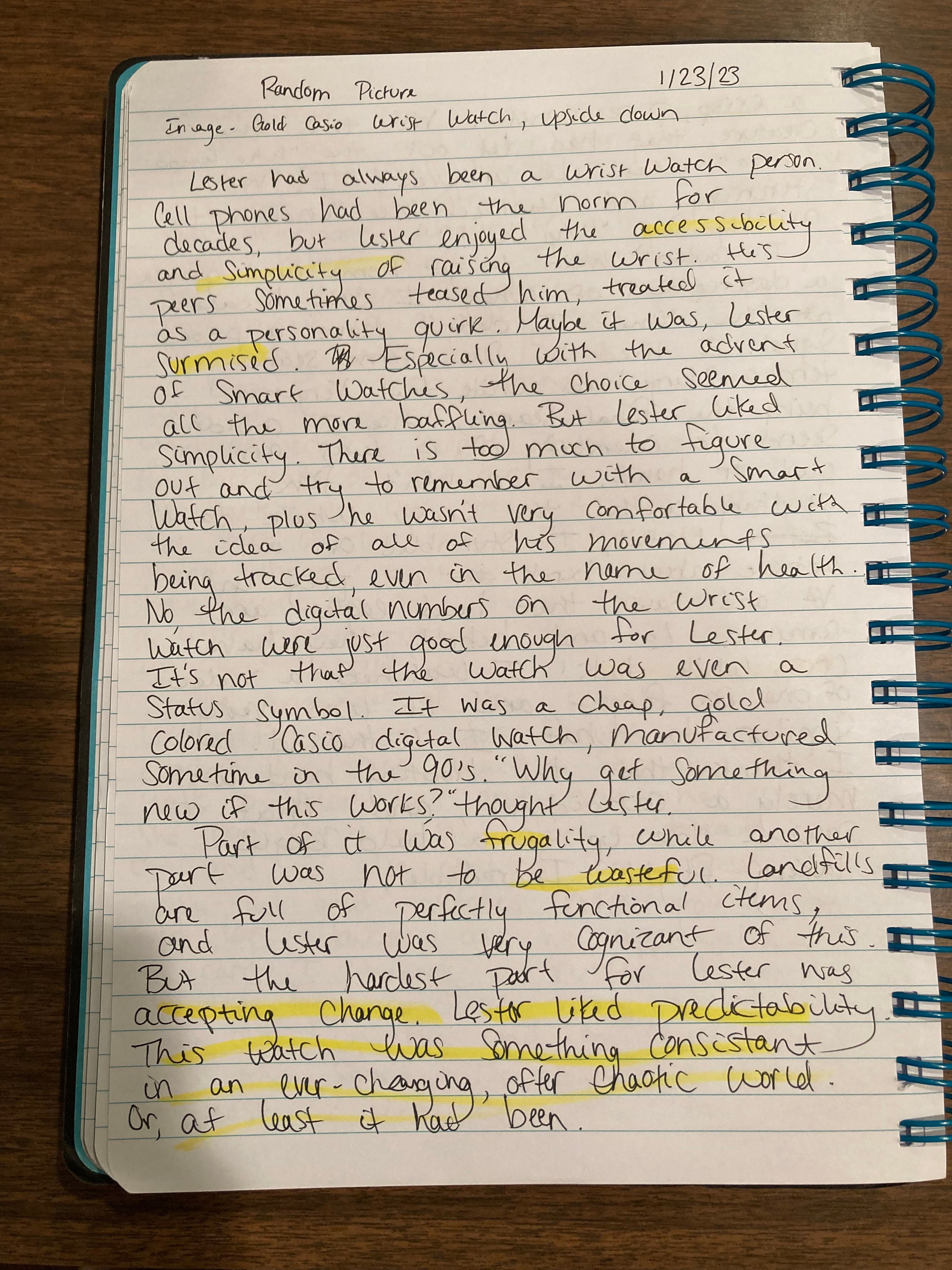 My project for course: Writing Exercises: From the Blank Page to ...