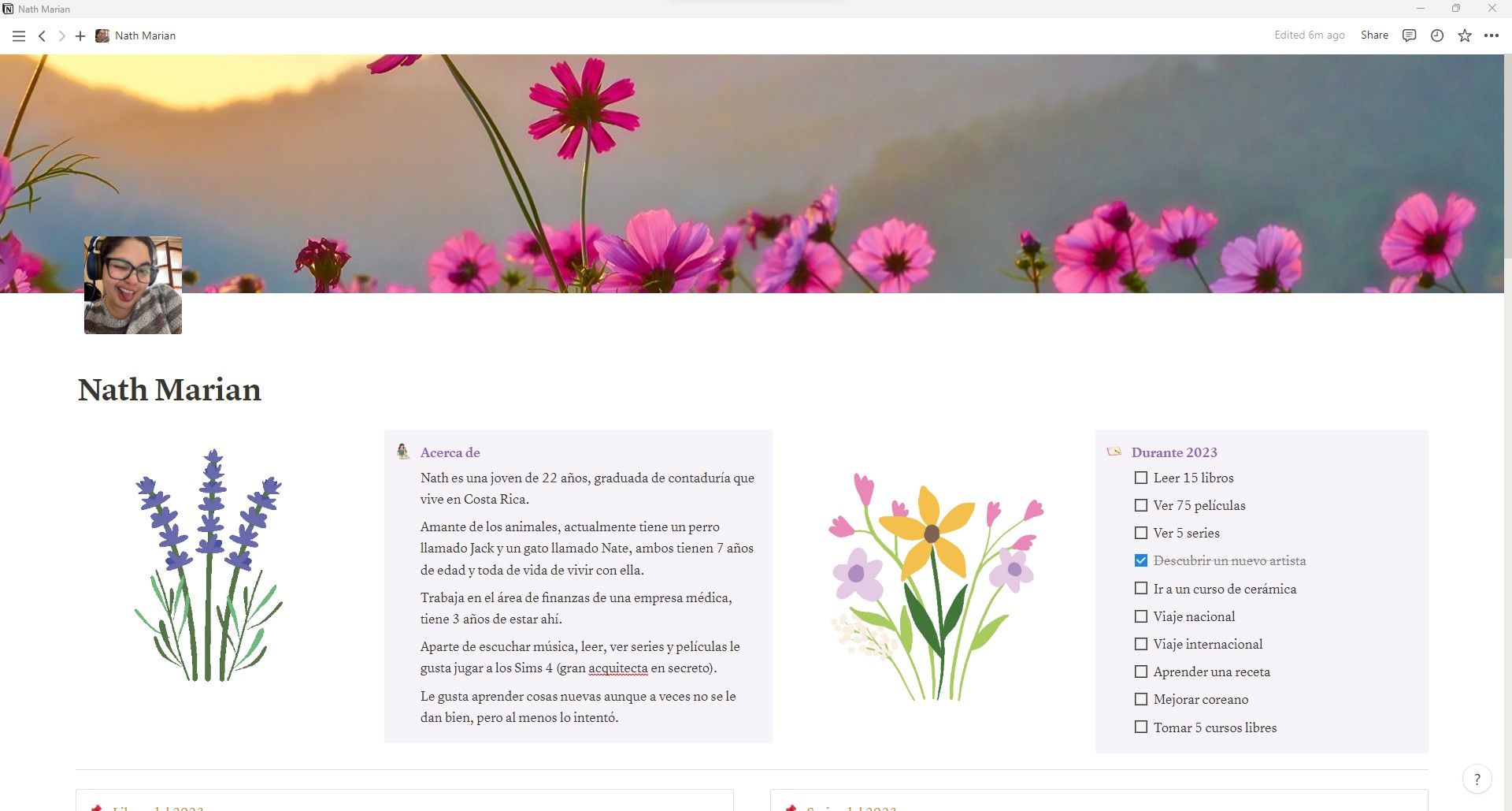 Introducción a Notion para proyectos creativos by Nath | Domestika