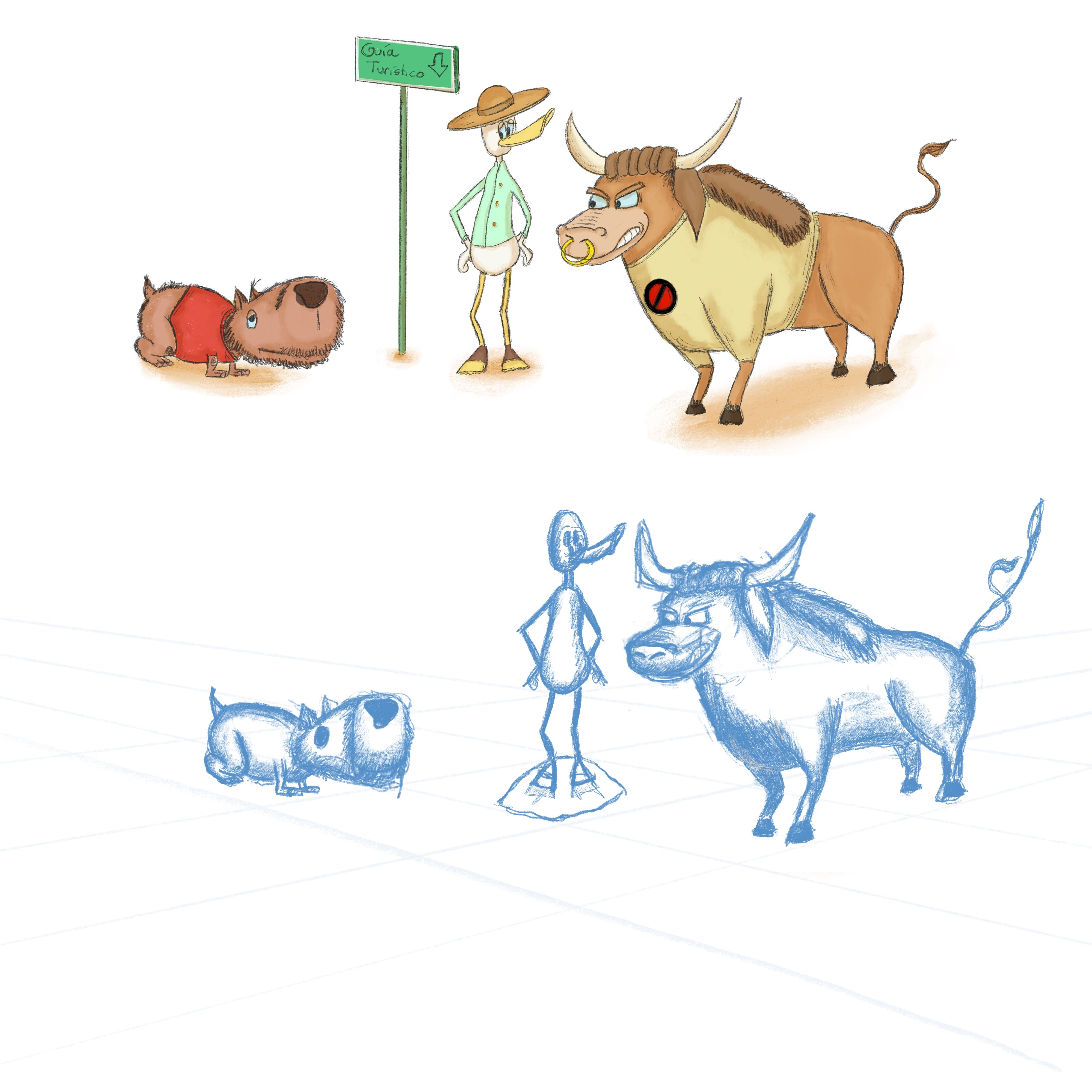 Mi proyecto del curso: Ilustración de animales con personalidades ...