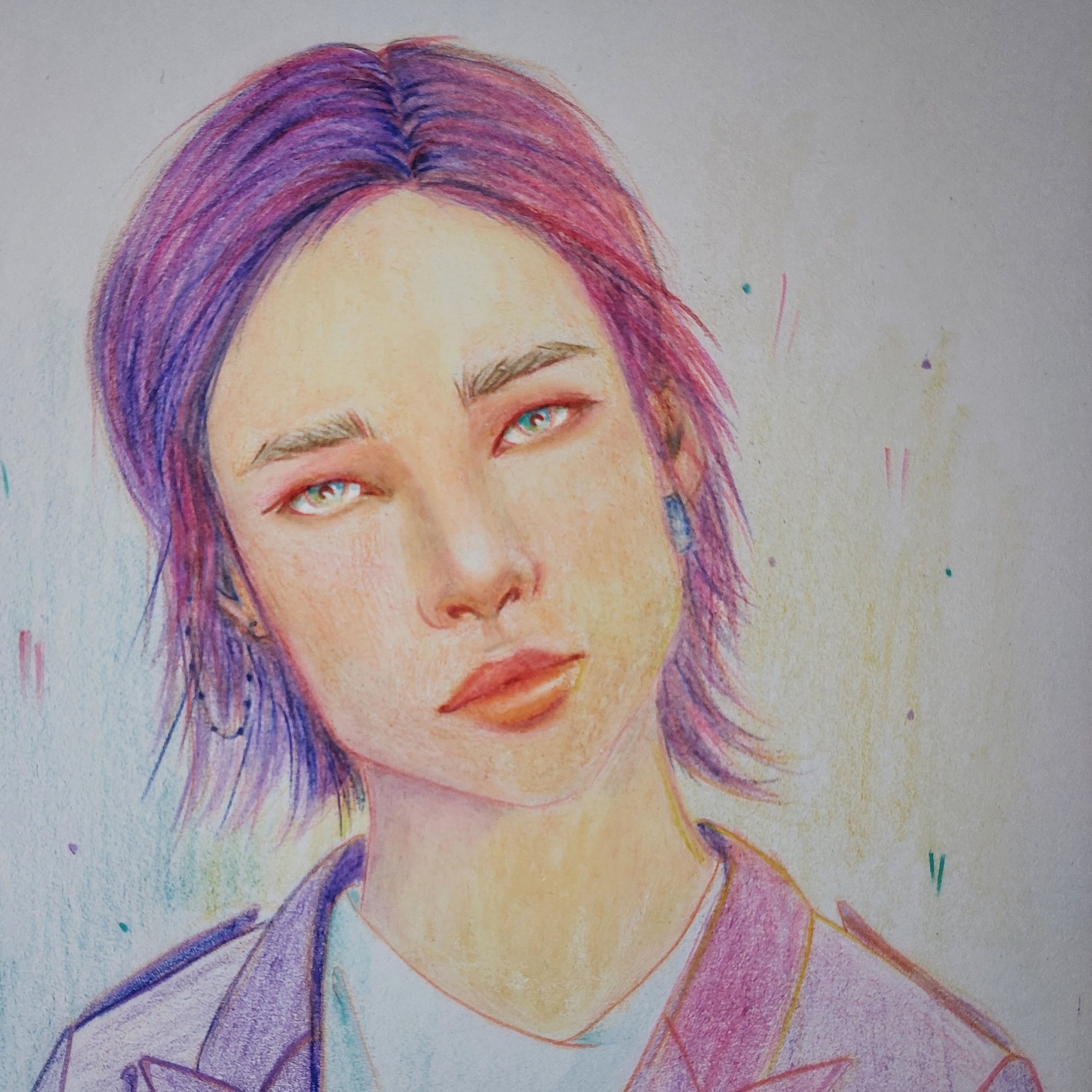 My project for course: Vibrant Portrait Drawing with Colored Pencils ...