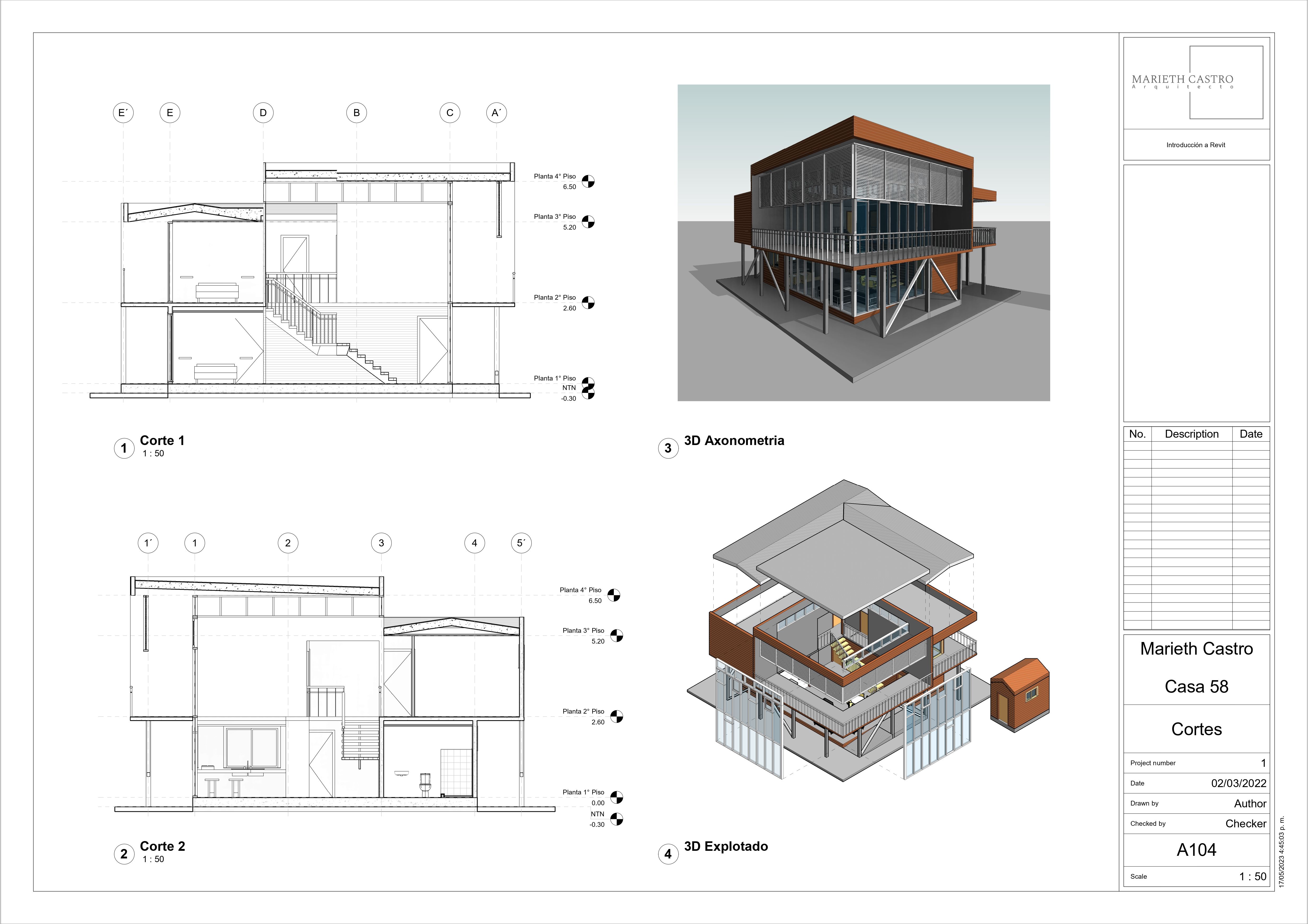 Proyecto: Diseño y modelado arquitectónico 3D con Revit | Domestika