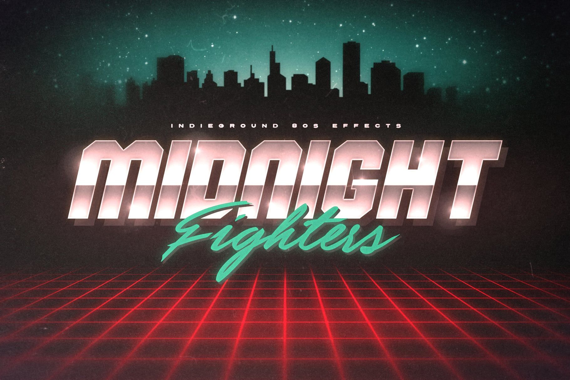 80s Text Effects for Photoshop Vol.1 | Domestika