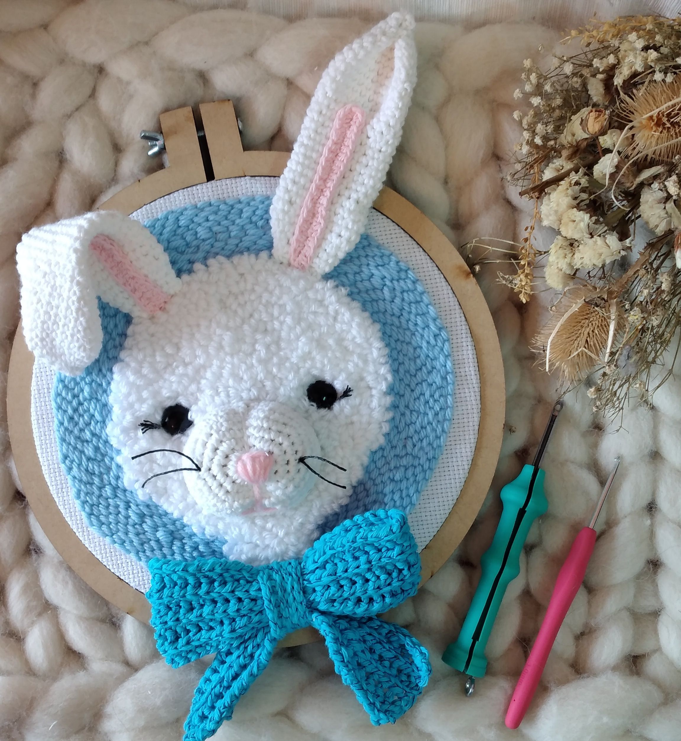 Mi proyecto del curso: Punch needle y crochet: crea personajes únicos ...