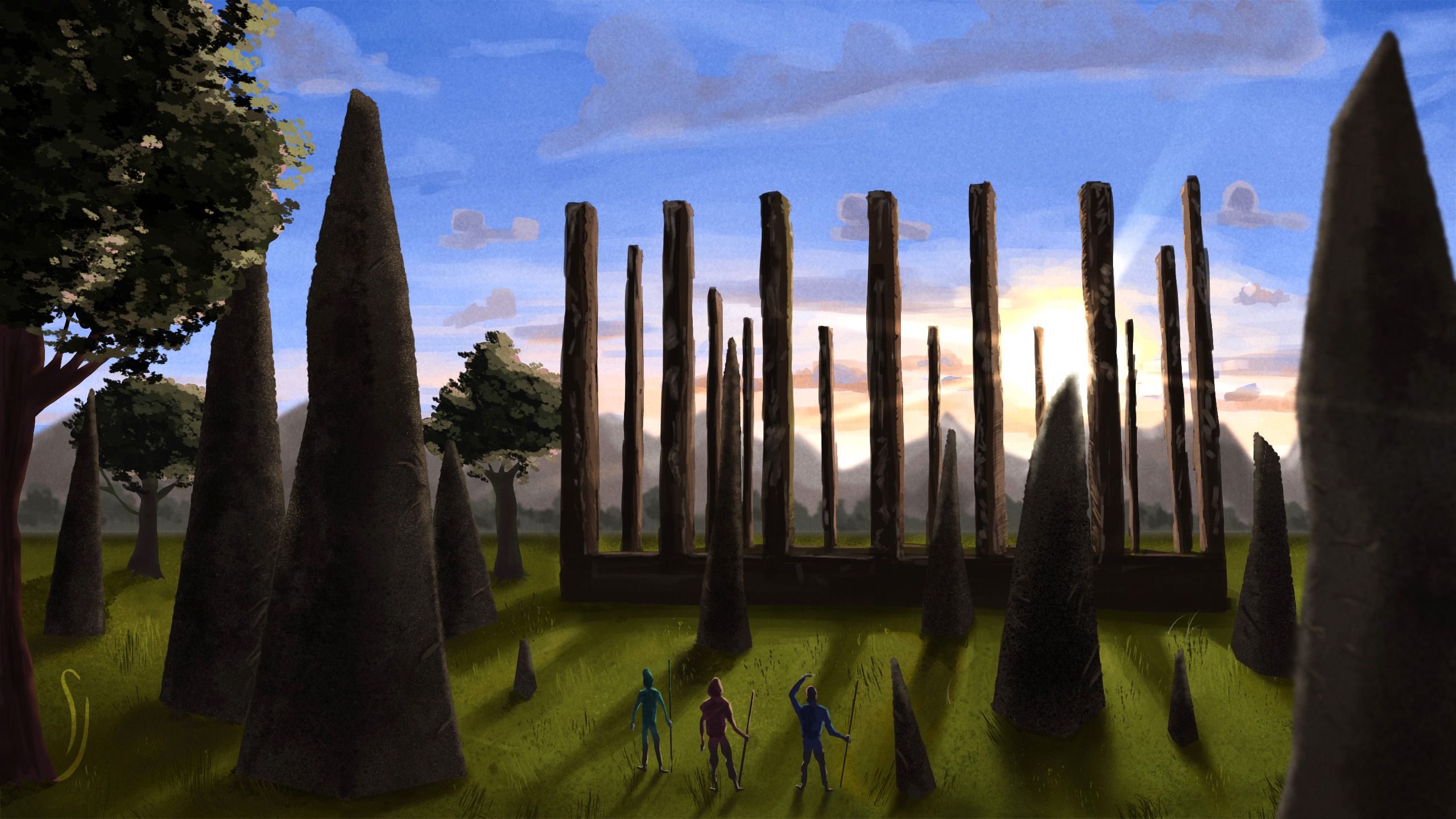 My project for course: Concept Art: Introduction to Set Design | Domestika