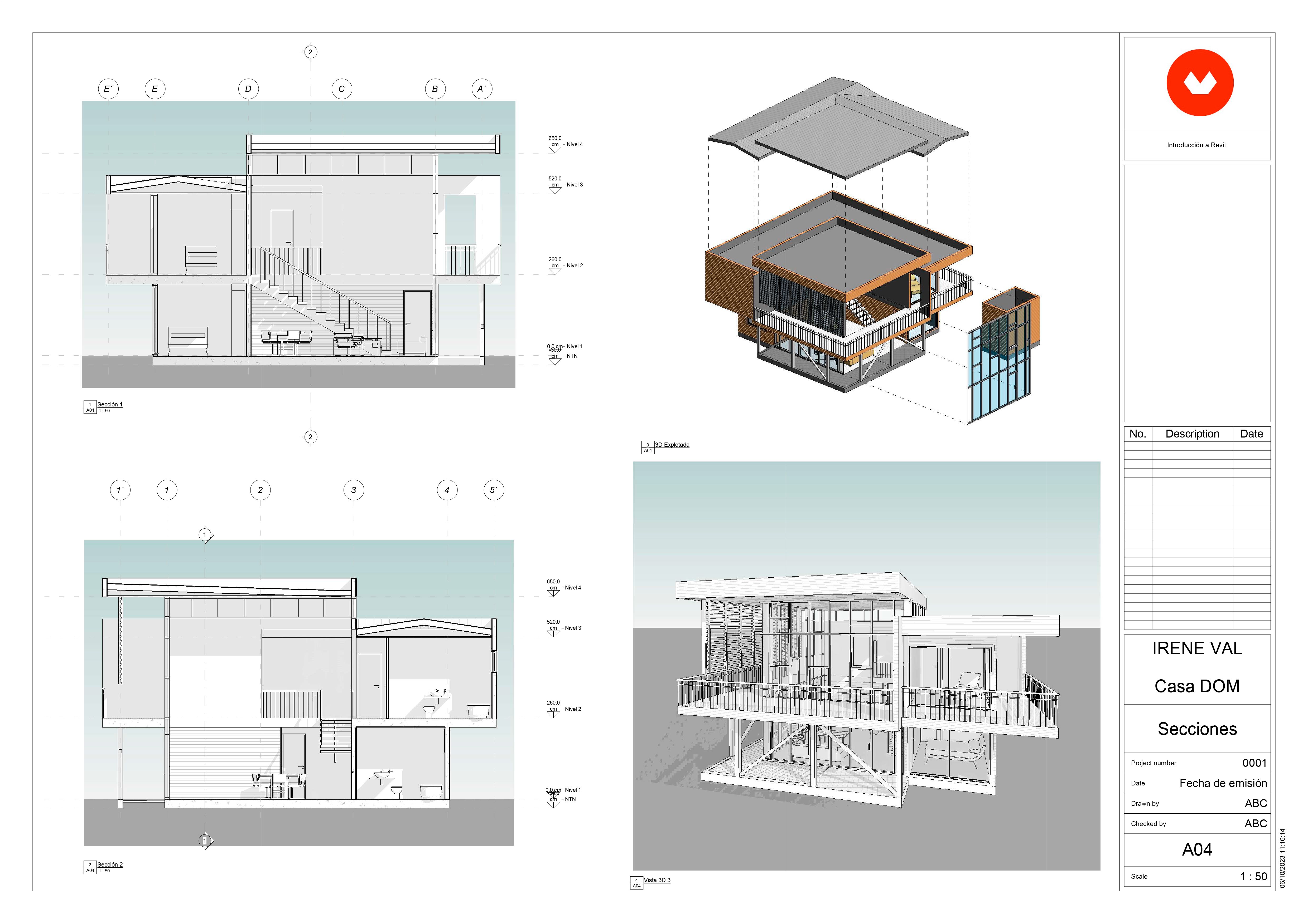 Mi proyecto del curso: Diseño y modelado arquitectónico 3D con Revit ...