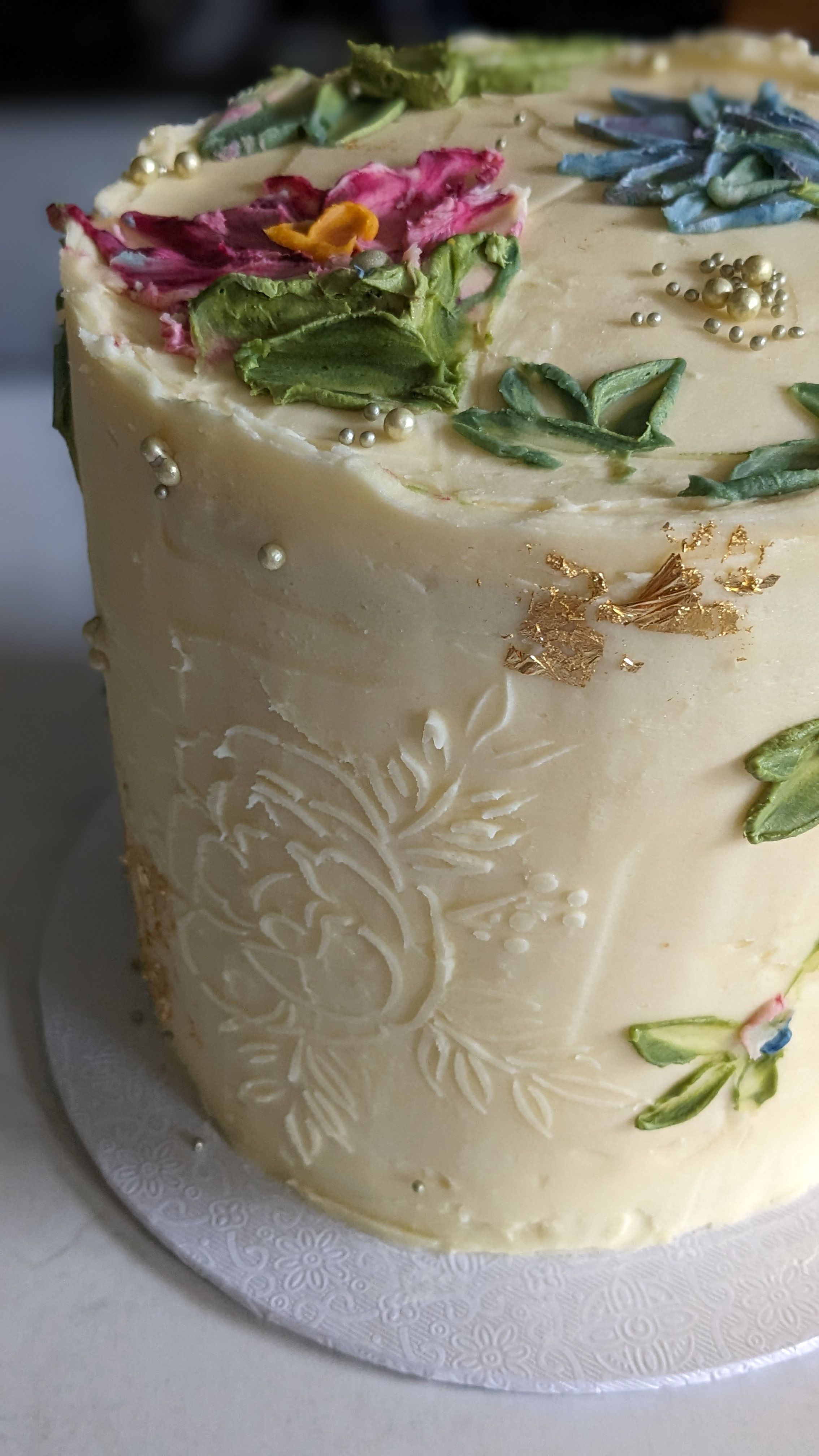 My project for course: Cake Design: Easy Buttercream Flowers with a ...